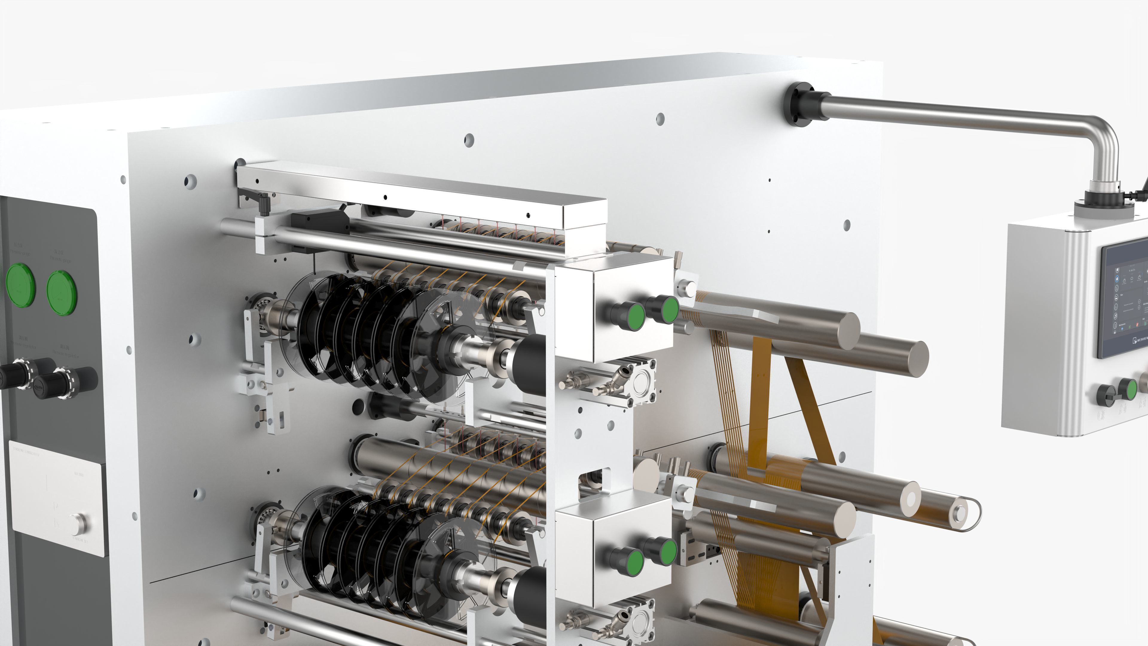 ACF Anisotropic Conductive Film Slitting Machine 3D model | CGTrader