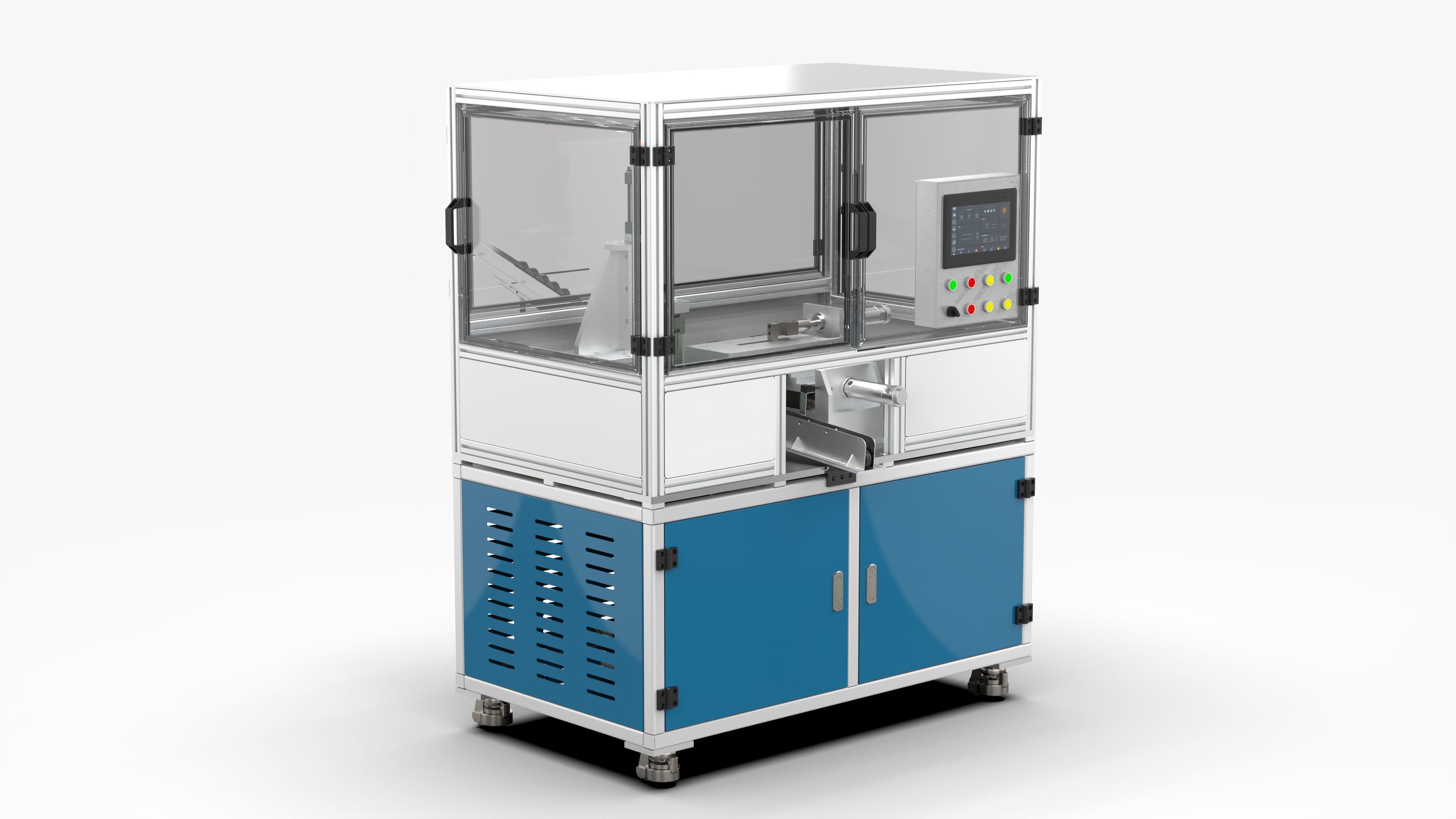 Automatic Horizontal Chamfering Rough Turning Machine 3D model | CGTrader