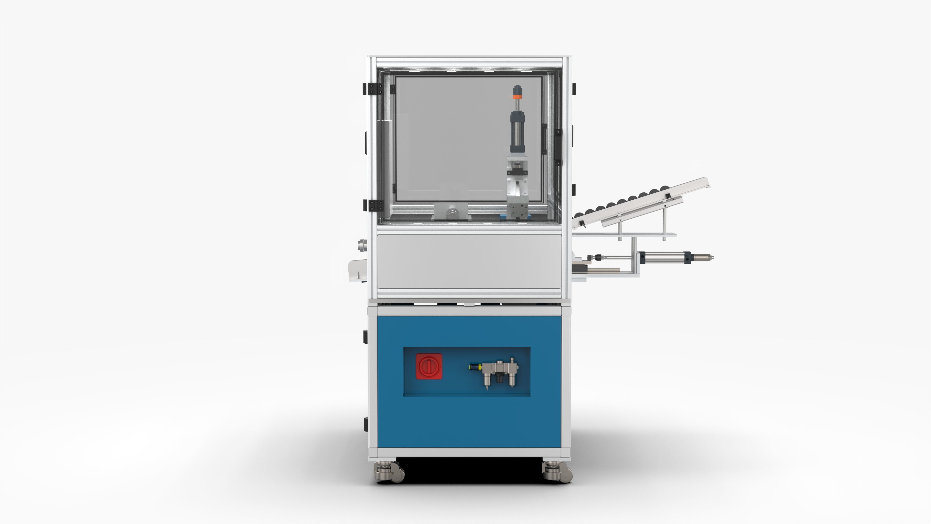 Automatic Horizontal Chamfering Rough Turning Machine 3D model | CGTrader