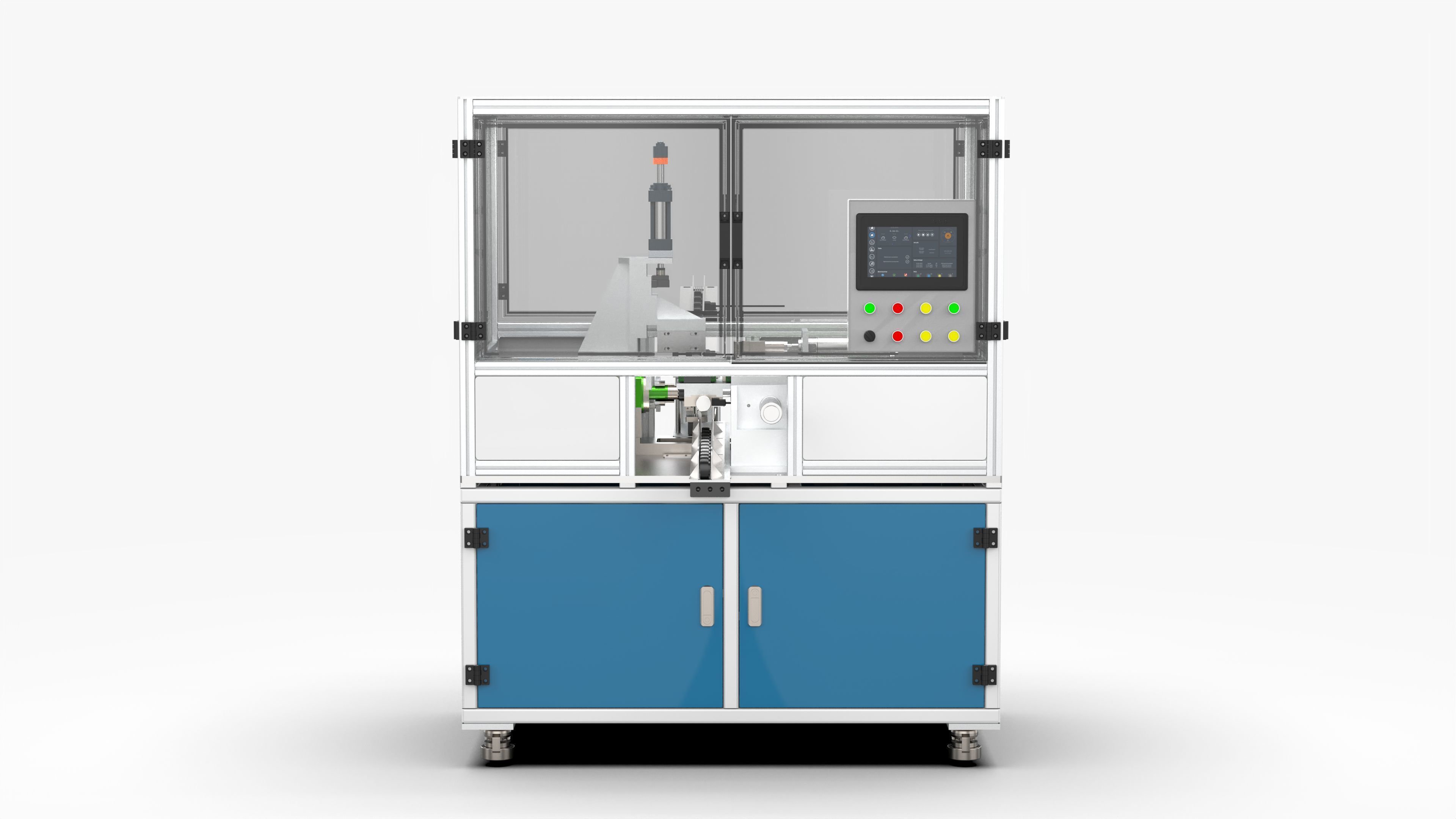 Automatic Horizontal Chamfering Rough Turning Machine 3D model | CGTrader