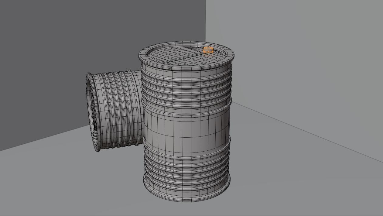 3D Model Oil Barrel Oil tank Oil drum 3D model | CGTrader