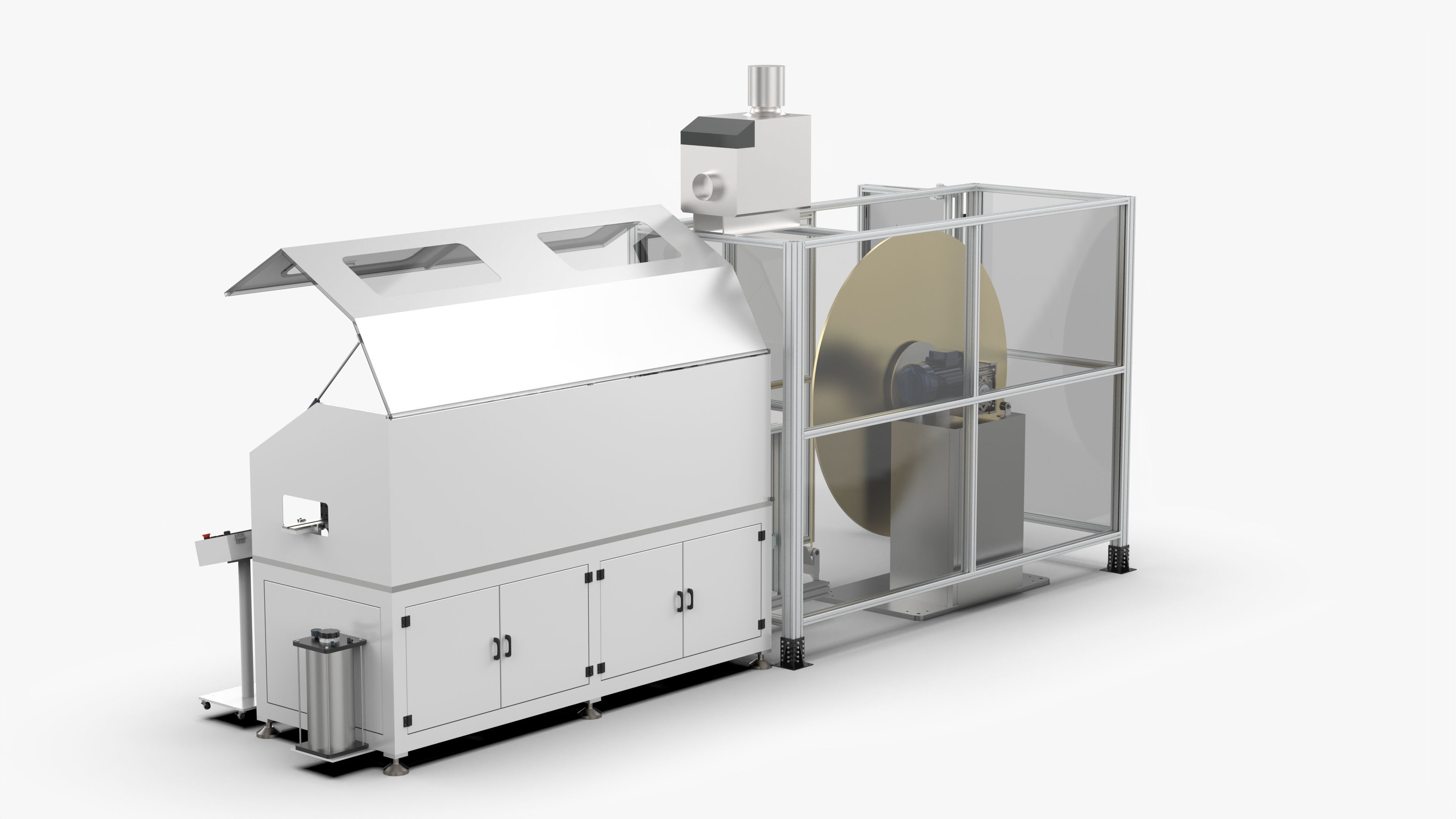 Automatic Aluminum Fin Forming Machine 3D model | CGTrader