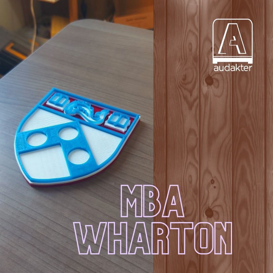 Top MBA Wharton - Logo 3D 3D model 3D printable | CGTrader