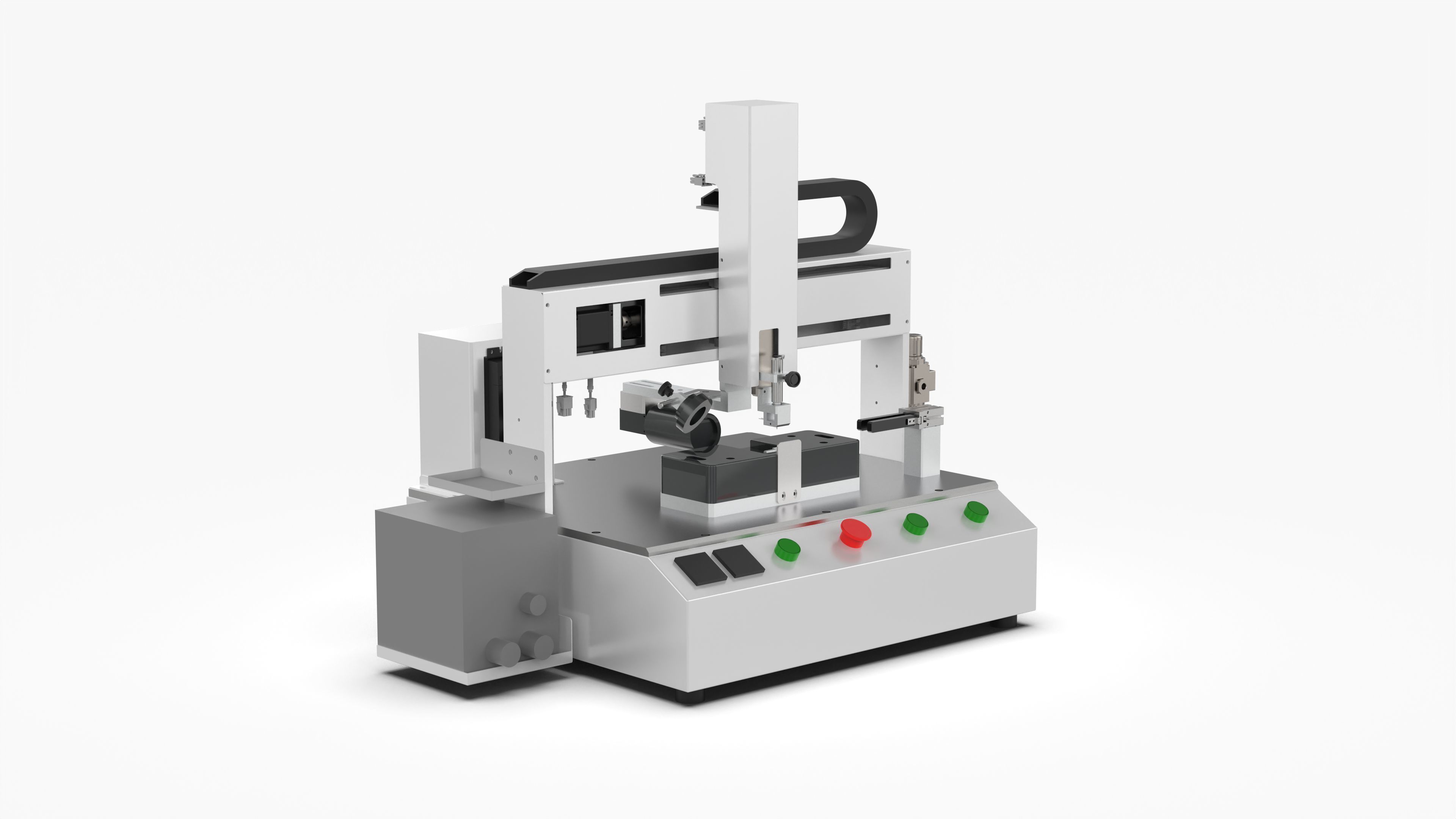 Semi Automatic Vision Glue Dispenser 3D model | CGTrader