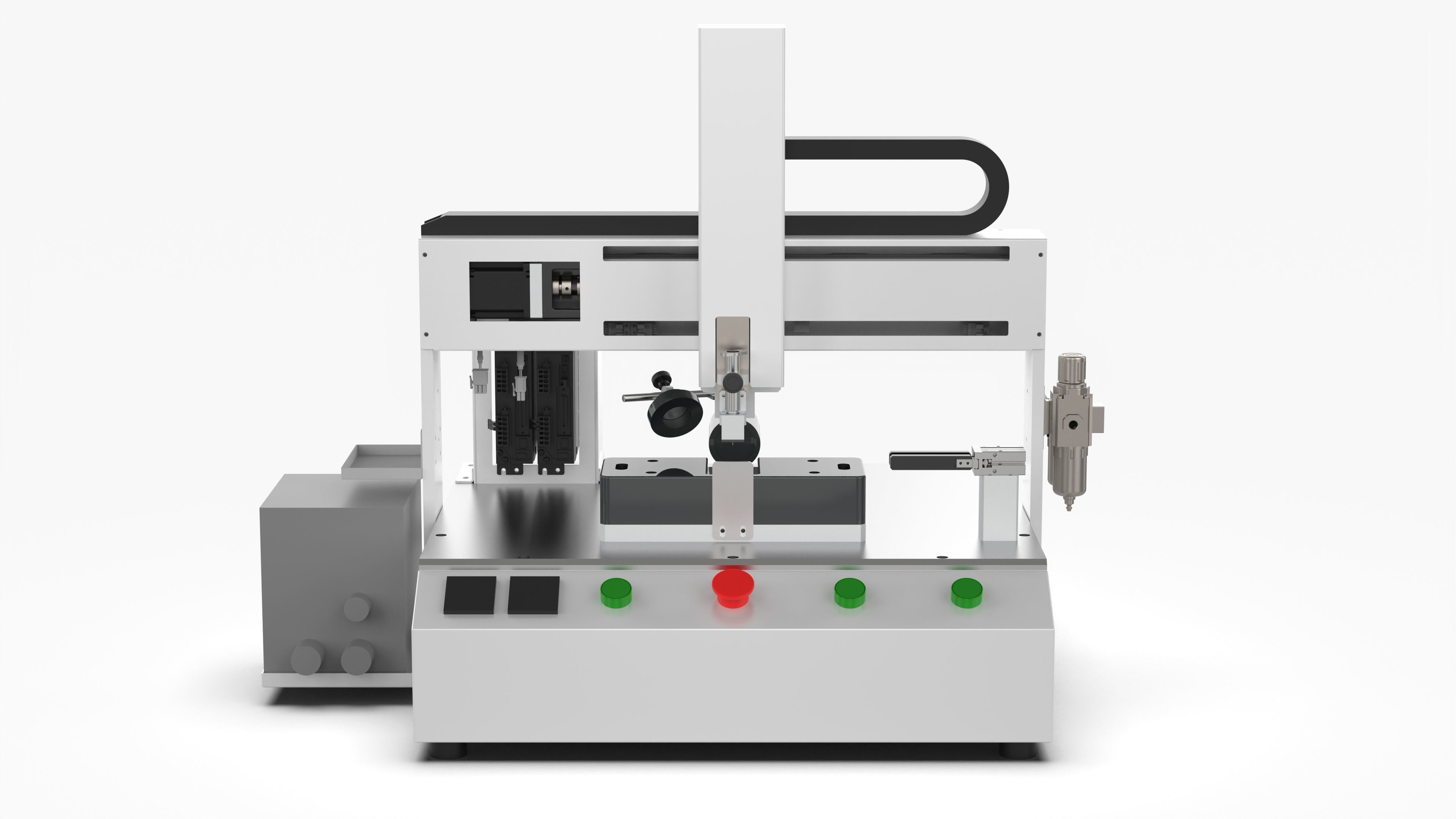 Semi Automatic Vision Glue Dispenser 3D model | CGTrader