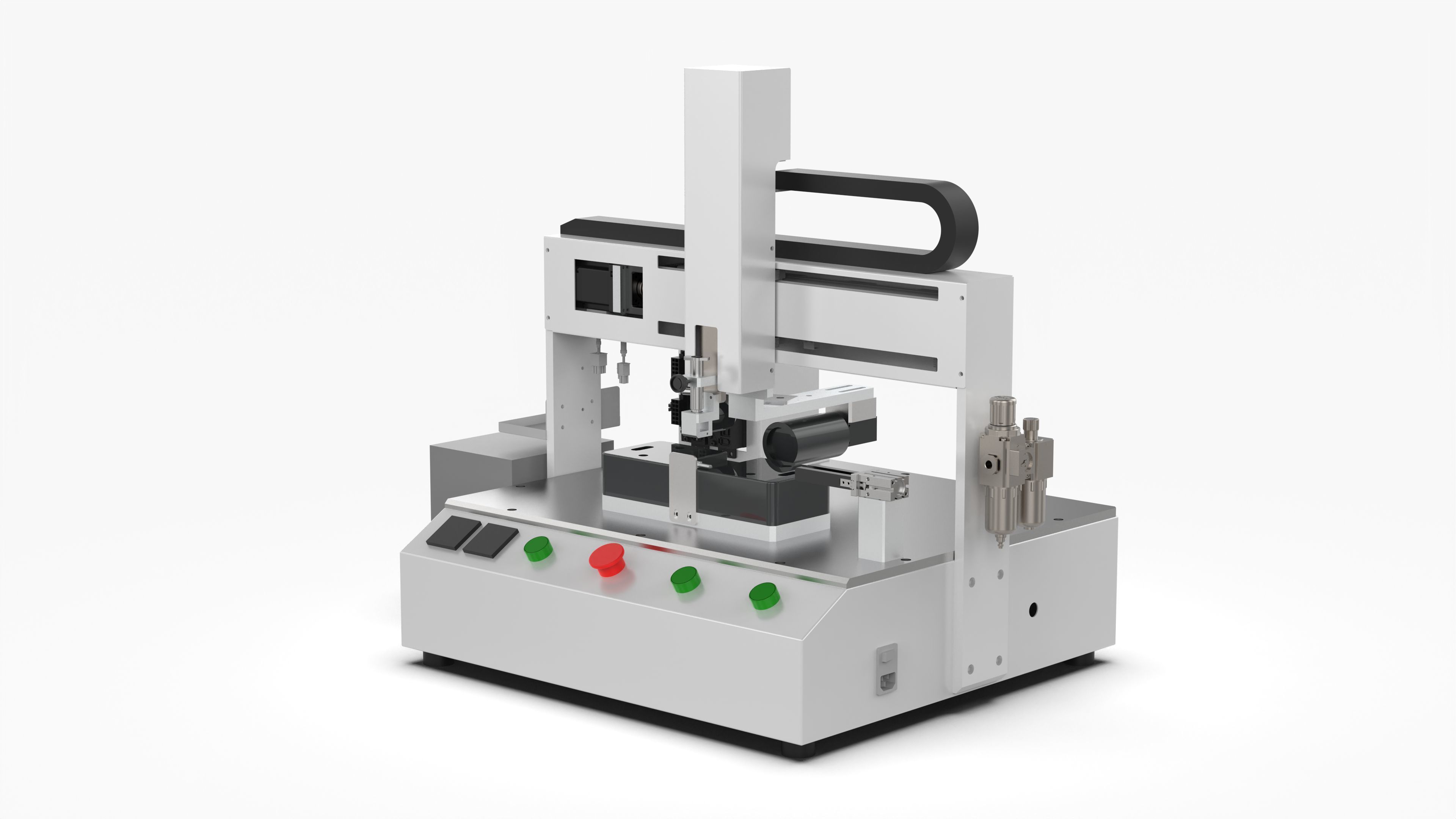 Semi Automatic Vision Glue Dispenser 3D model | CGTrader