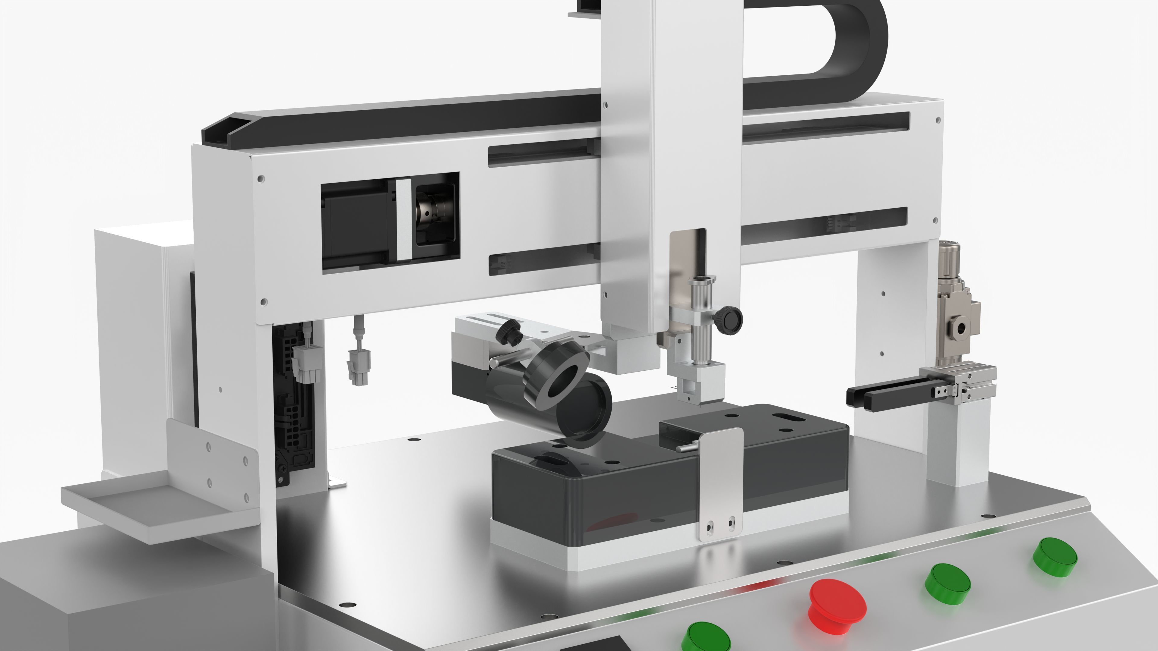 Semi Automatic Vision Glue Dispenser 3D model | CGTrader