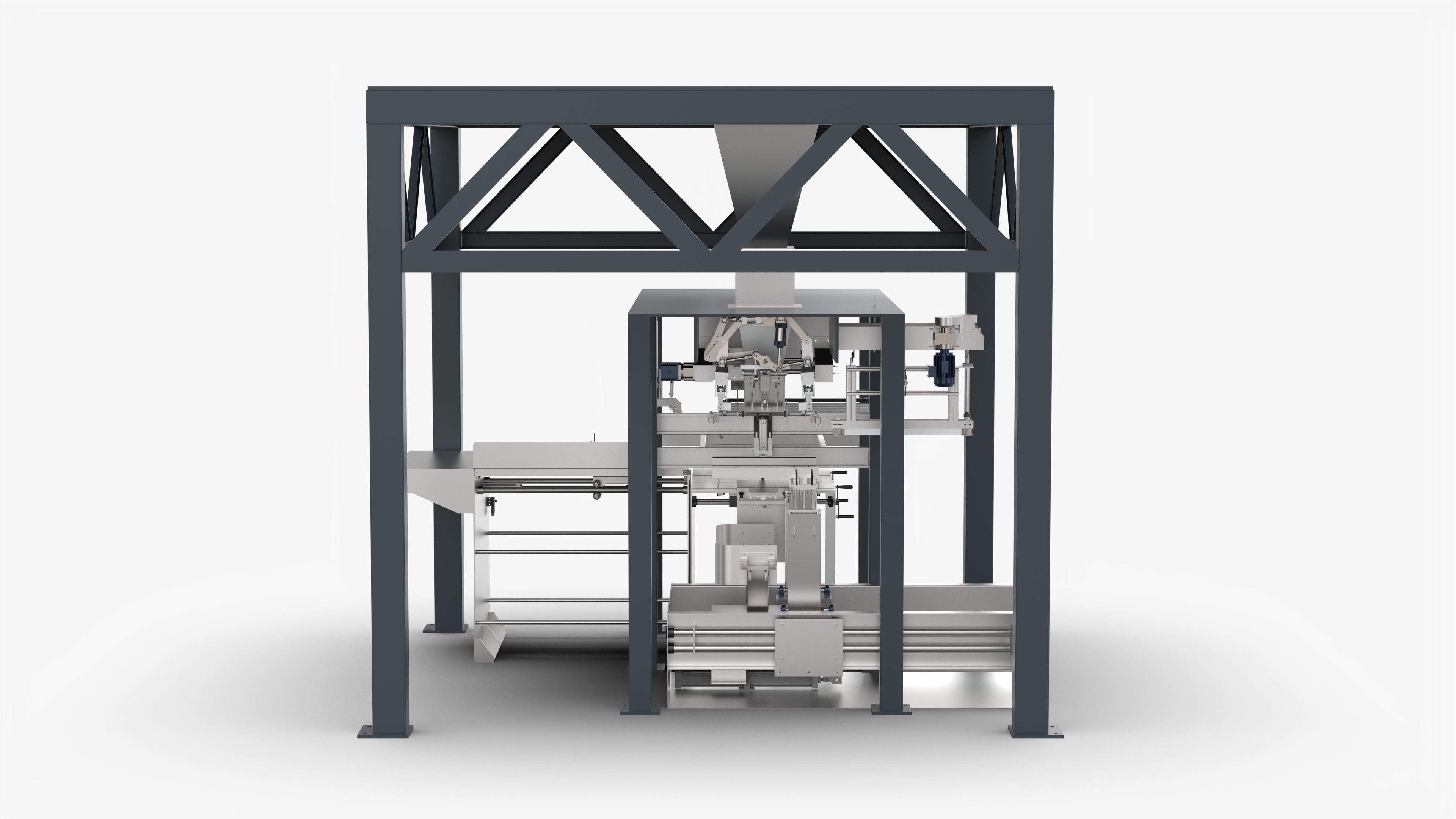 Automatic Scale Bag Making Packaging Machine 3D model | CGTrader