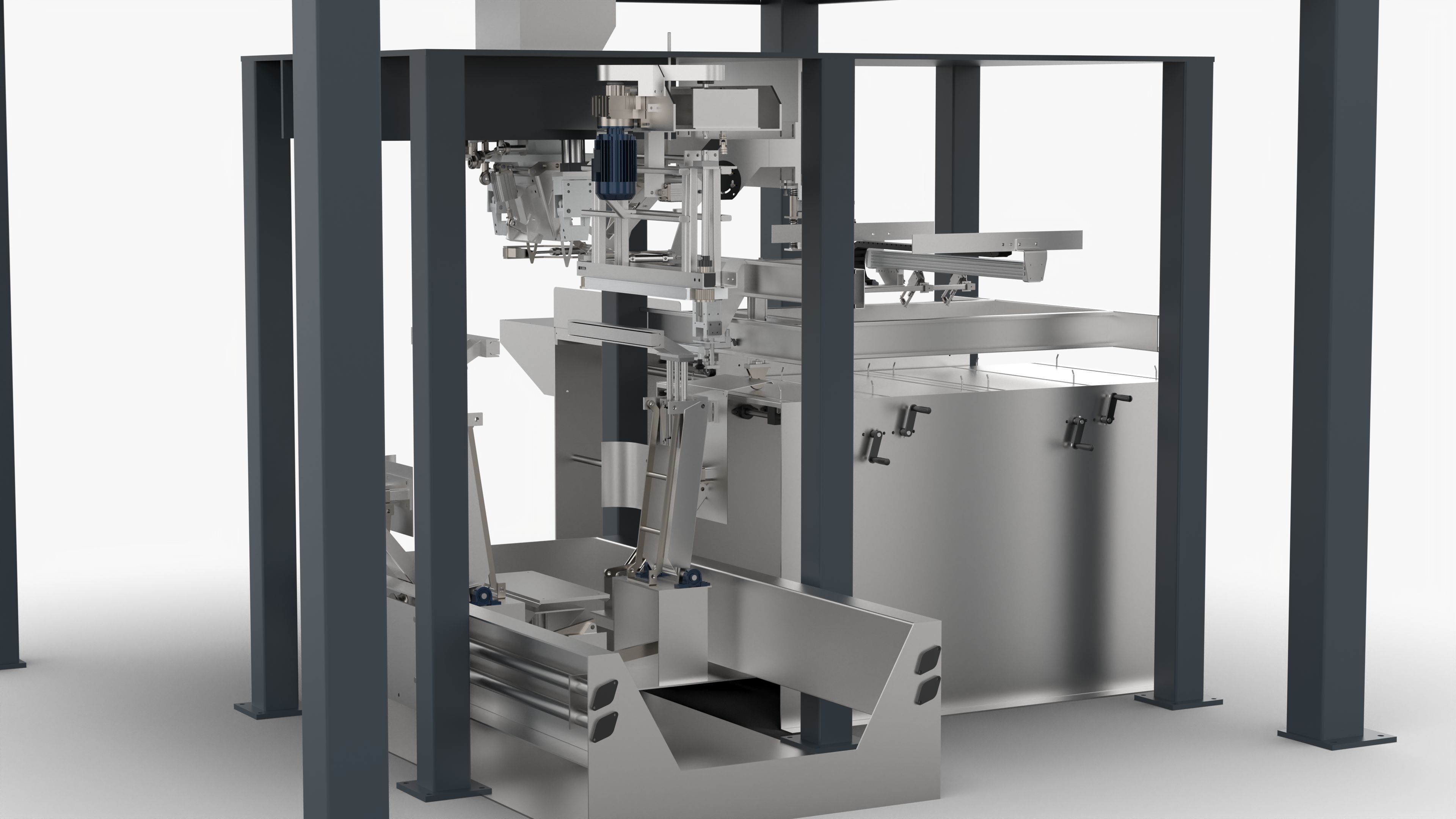 Automatic Scale Bag Making Packaging Machine 3D model | CGTrader