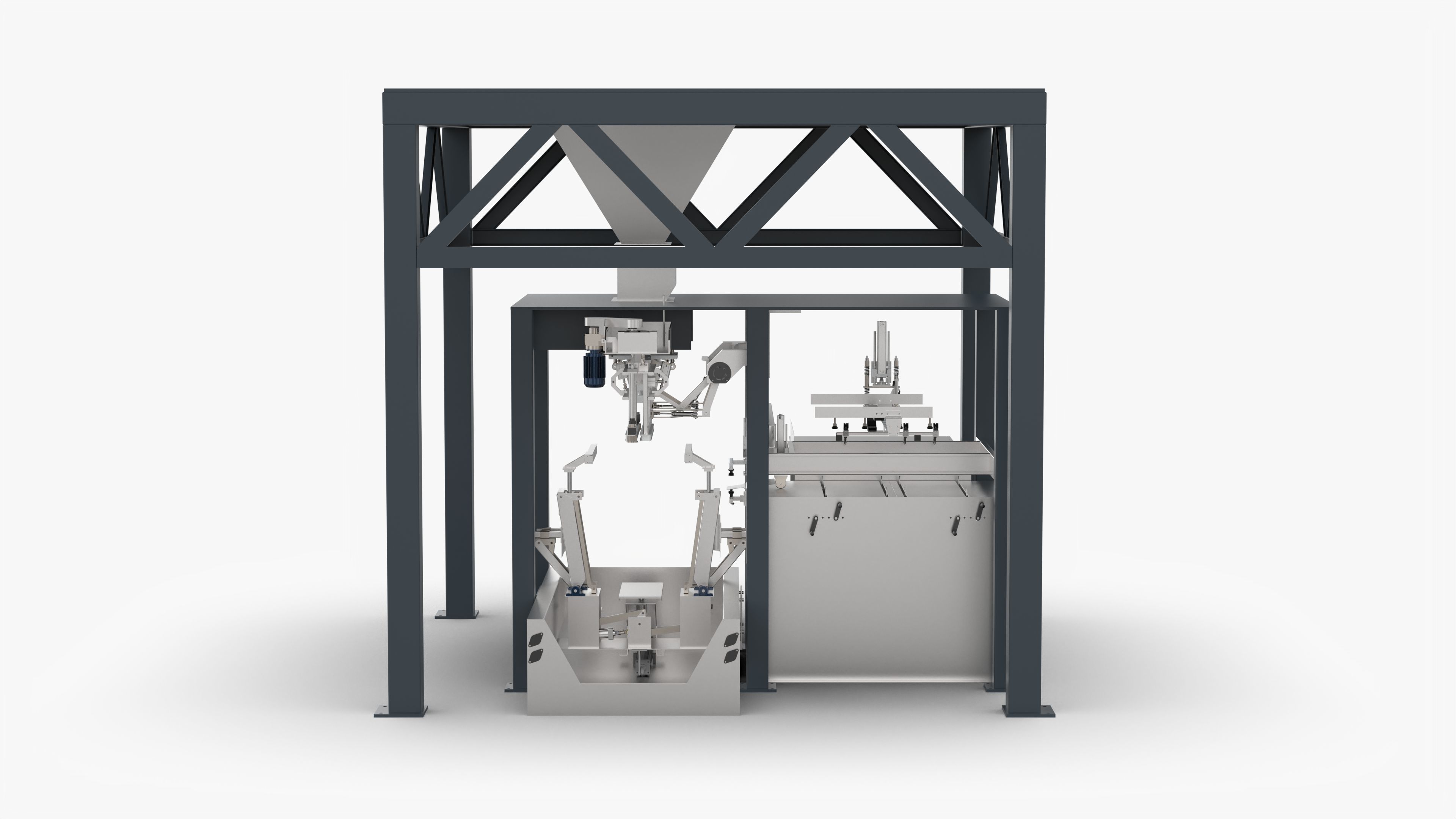 Automatic Scale Bag Making Packaging Machine 3D model | CGTrader