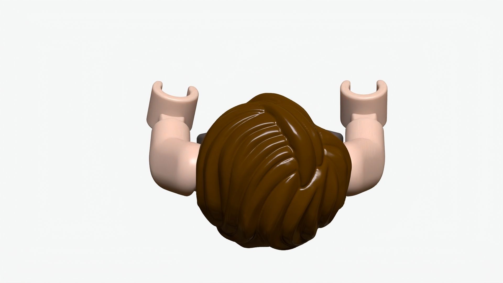 3D model Rick Negen Daryl Carl Lego Minifigure Rigged in Maya VR / AR ...