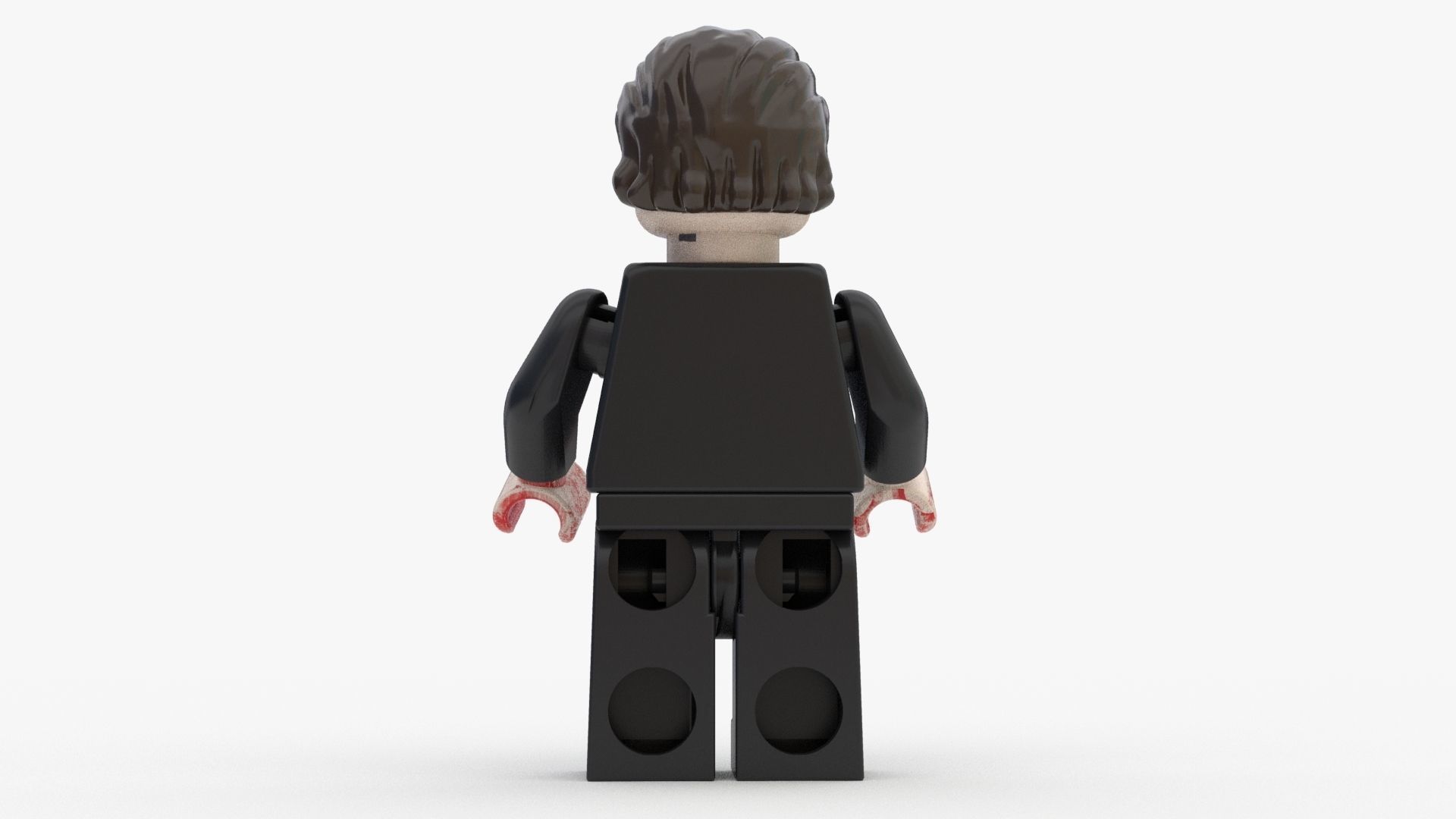 3D model Rick Negen Daryl Carl Lego Minifigure Rigged in Maya VR / AR ...