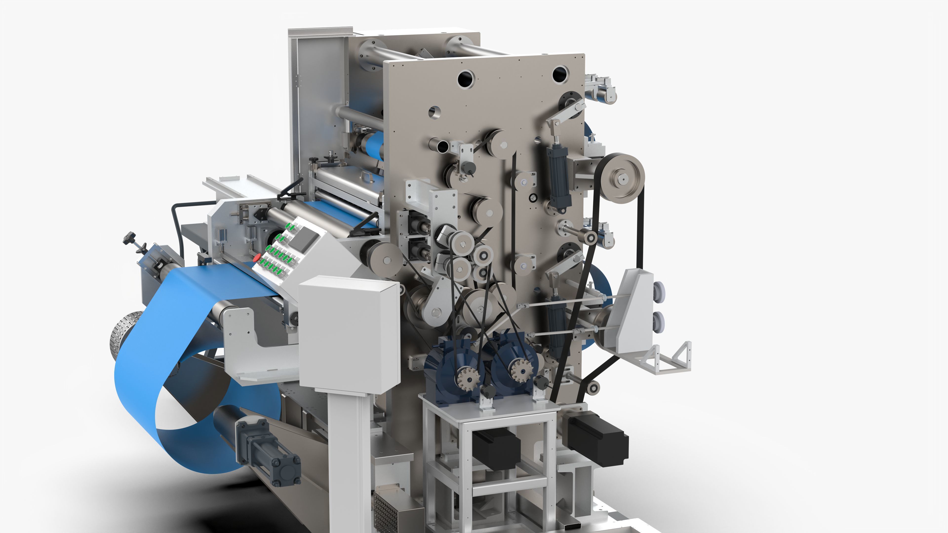 Automatic Lithium Battery Slitting Machine 3D model | CGTrader