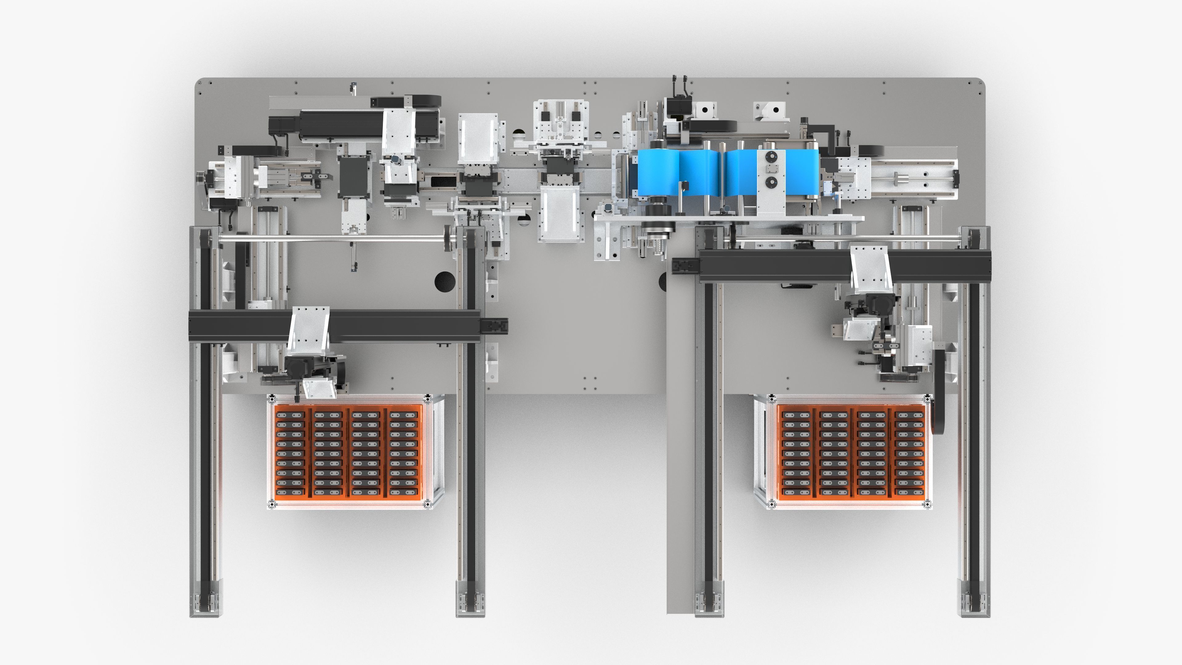 Automatic Battery Tray Loading and Unloading Coating Machine 3D model | CGTrader