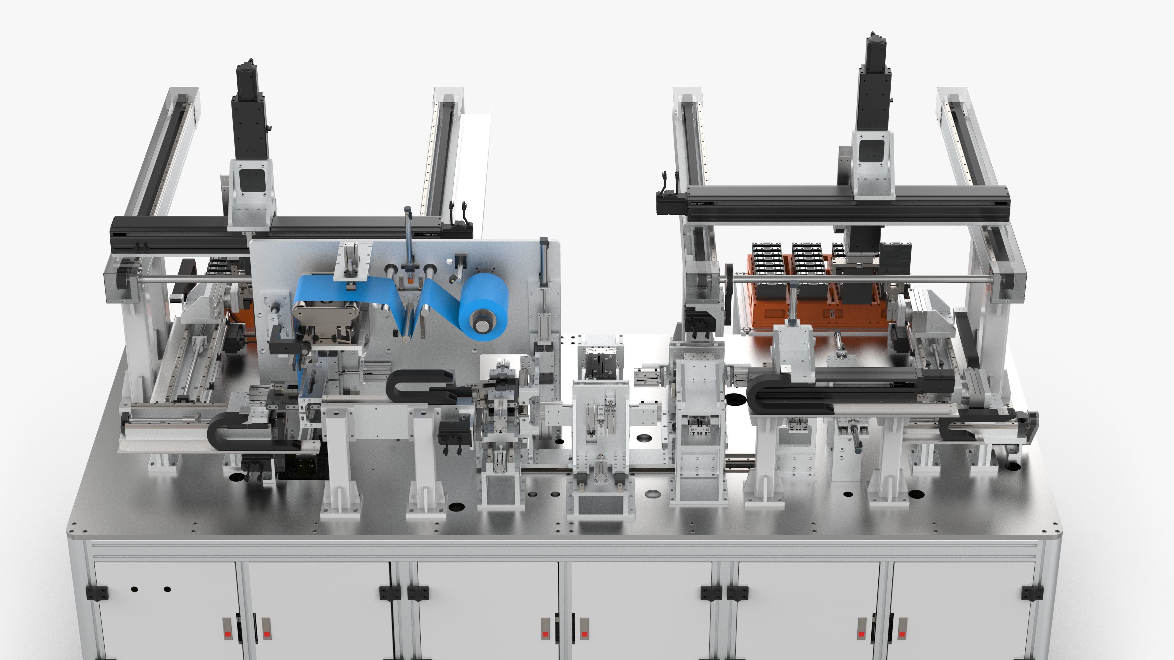 Automatic Battery Tray Loading and Unloading Coating Machine 3D model | CGTrader