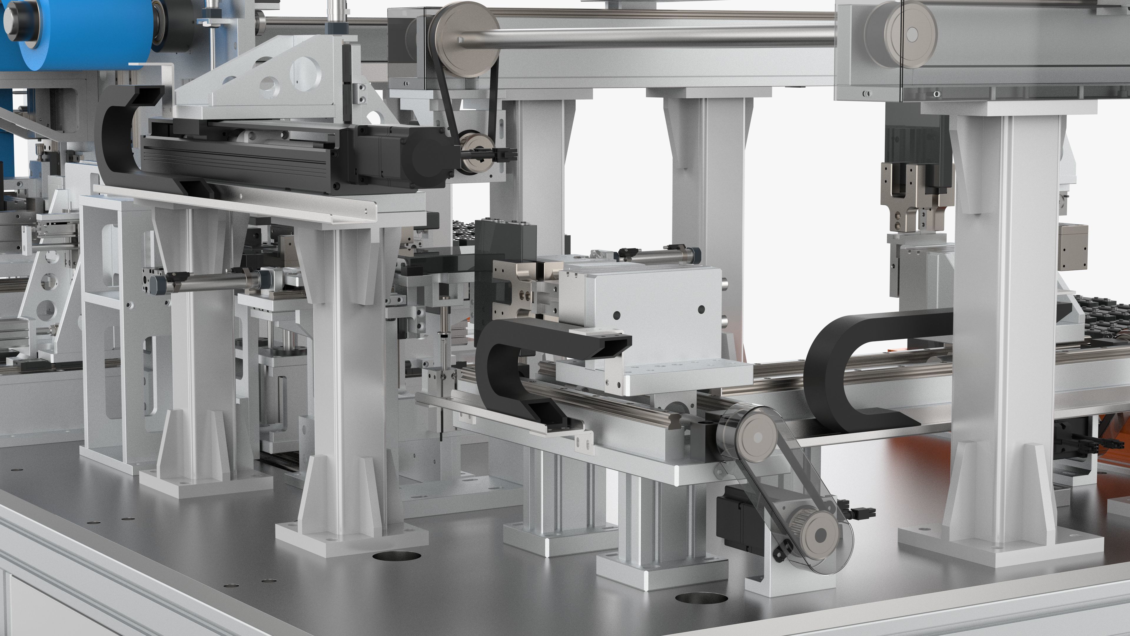 Automatic Battery Tray Loading and Unloading Coating Machine 3D model | CGTrader