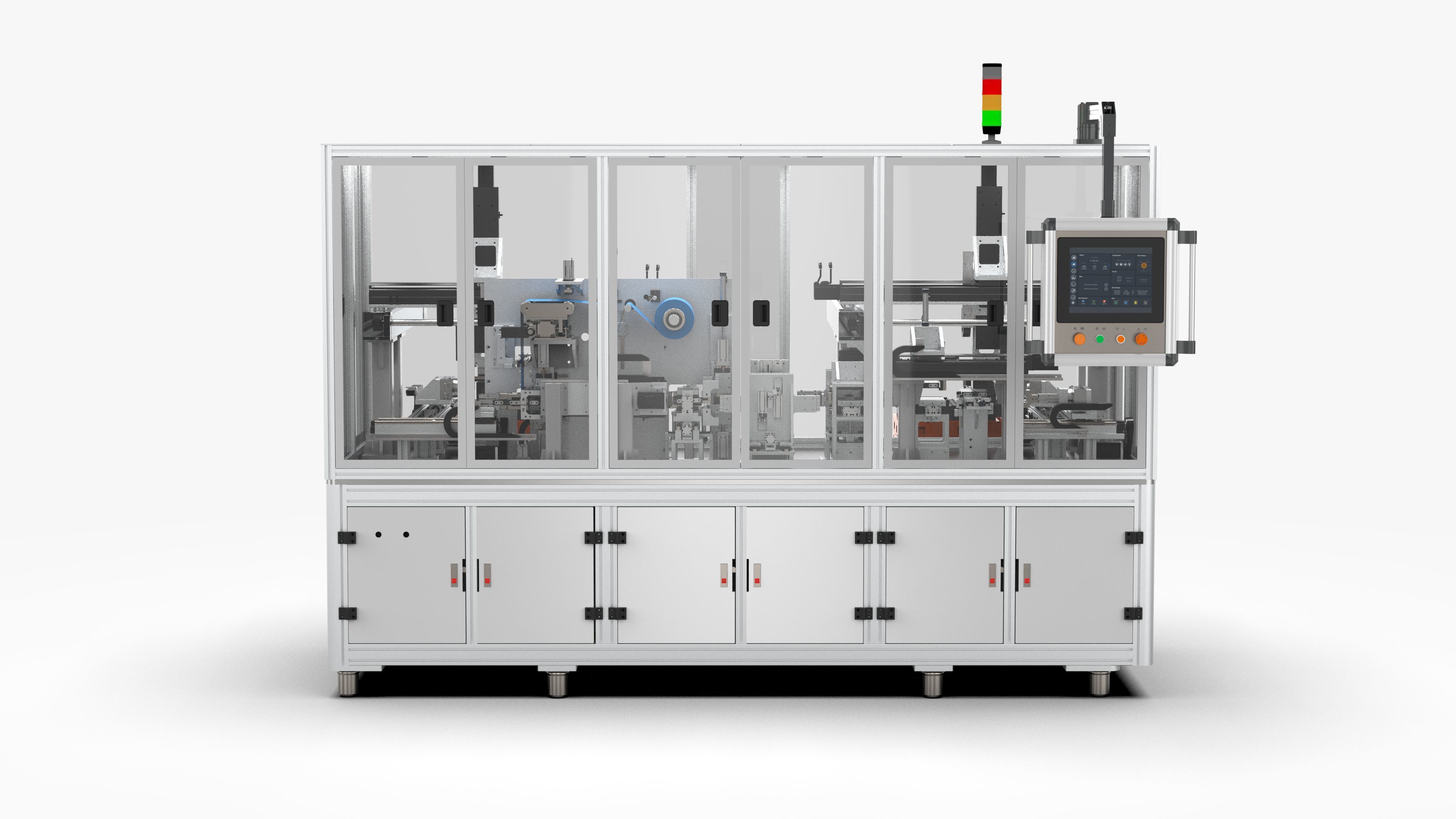 Automatic Battery Tray Loading and Unloading Coating Machine 3D model | CGTrader