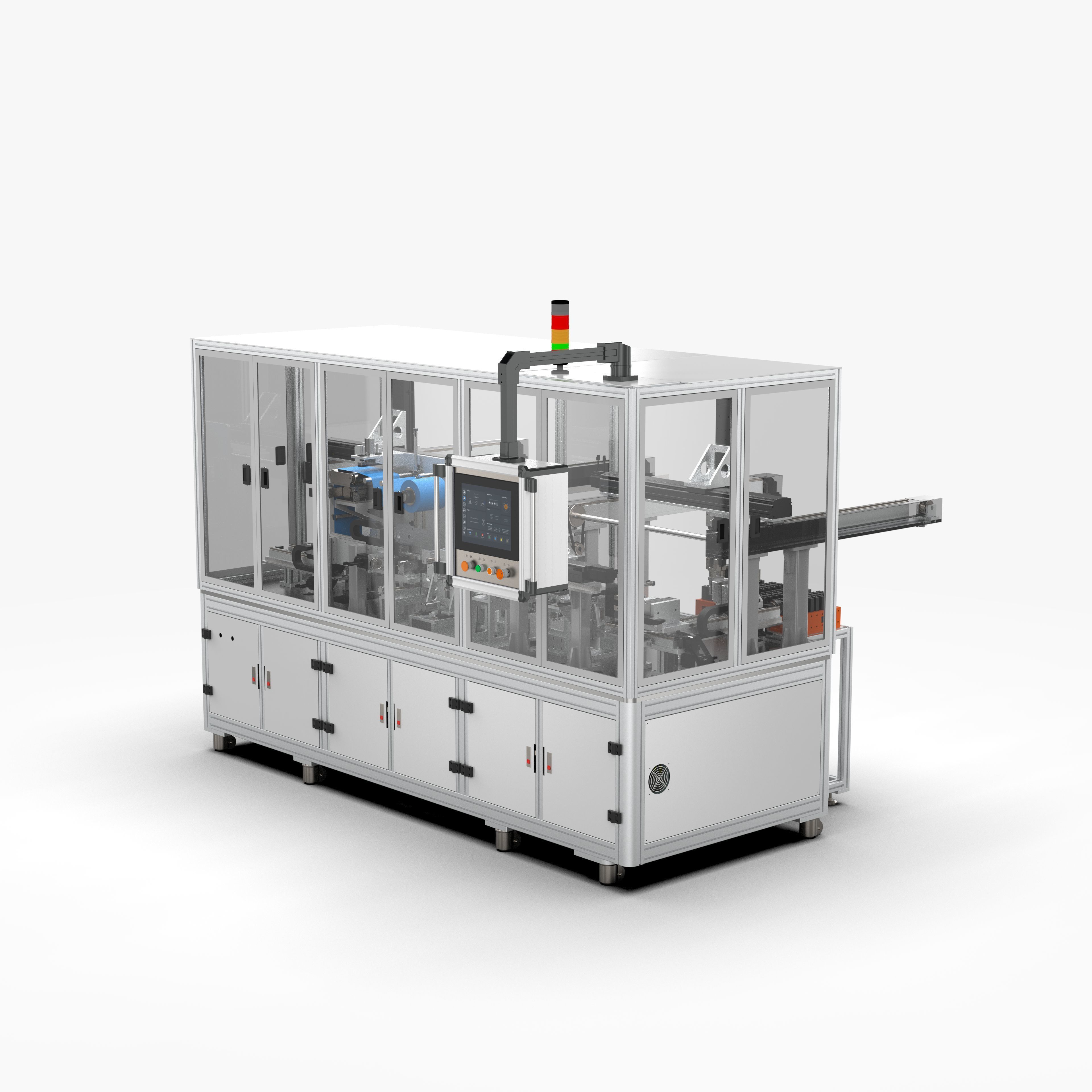 Automatic Battery Tray Loading and Unloading Coating Machine 3D model | CGTrader