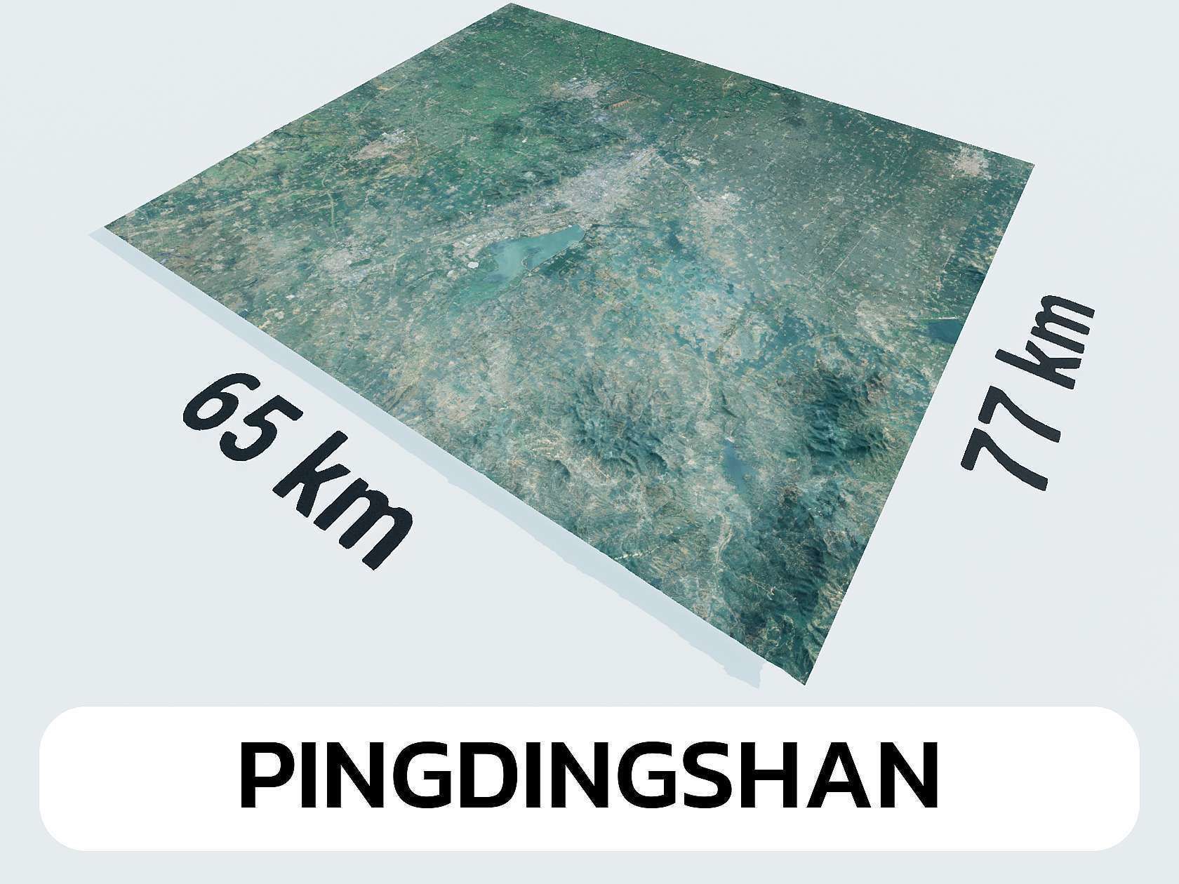 Pingdingshan China City Landscape 3D Model 3D model | CGTrader