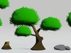 Stylized Asia Trees Blender 3D model | CGTrader