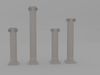 ancient greek pillars 3D model | CGTrader