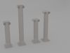 ancient greek pillars 3D model | CGTrader