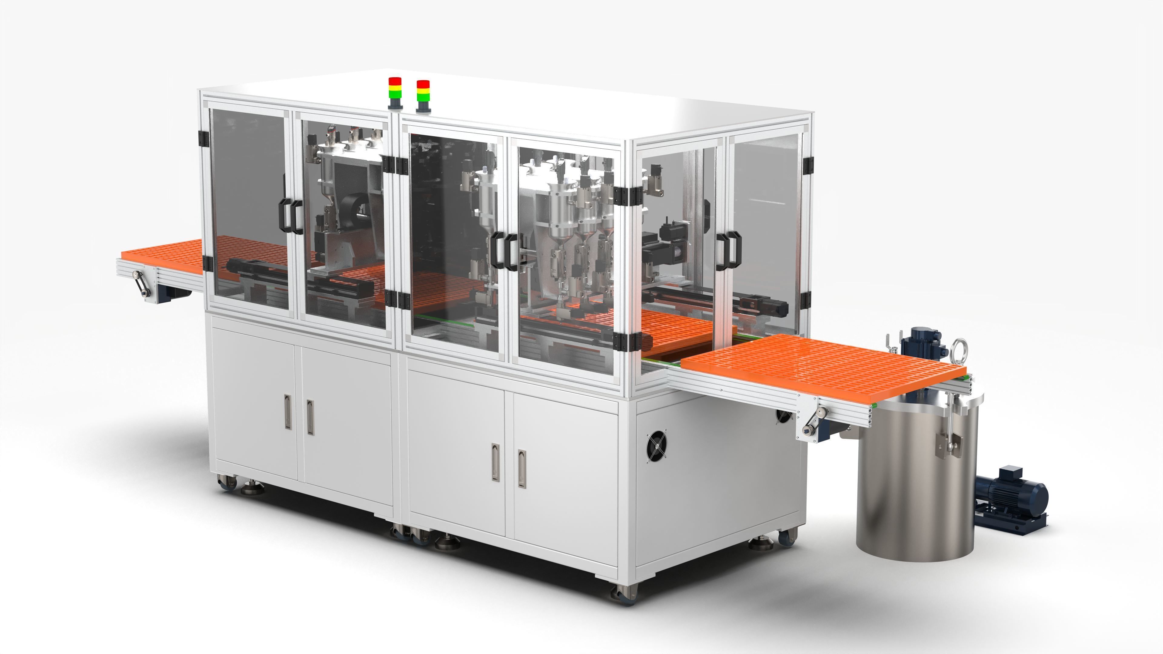 Automatic Double Station Pouring Machine 3D model | CGTrader