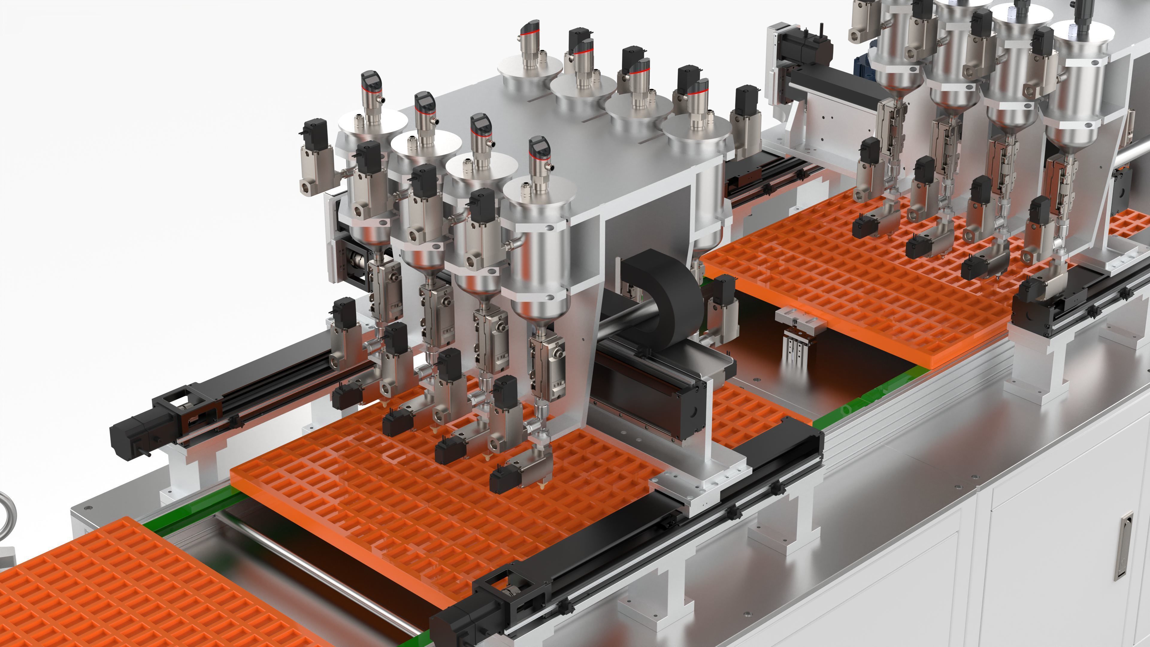 Automatic Double Station Pouring Machine 3D model | CGTrader