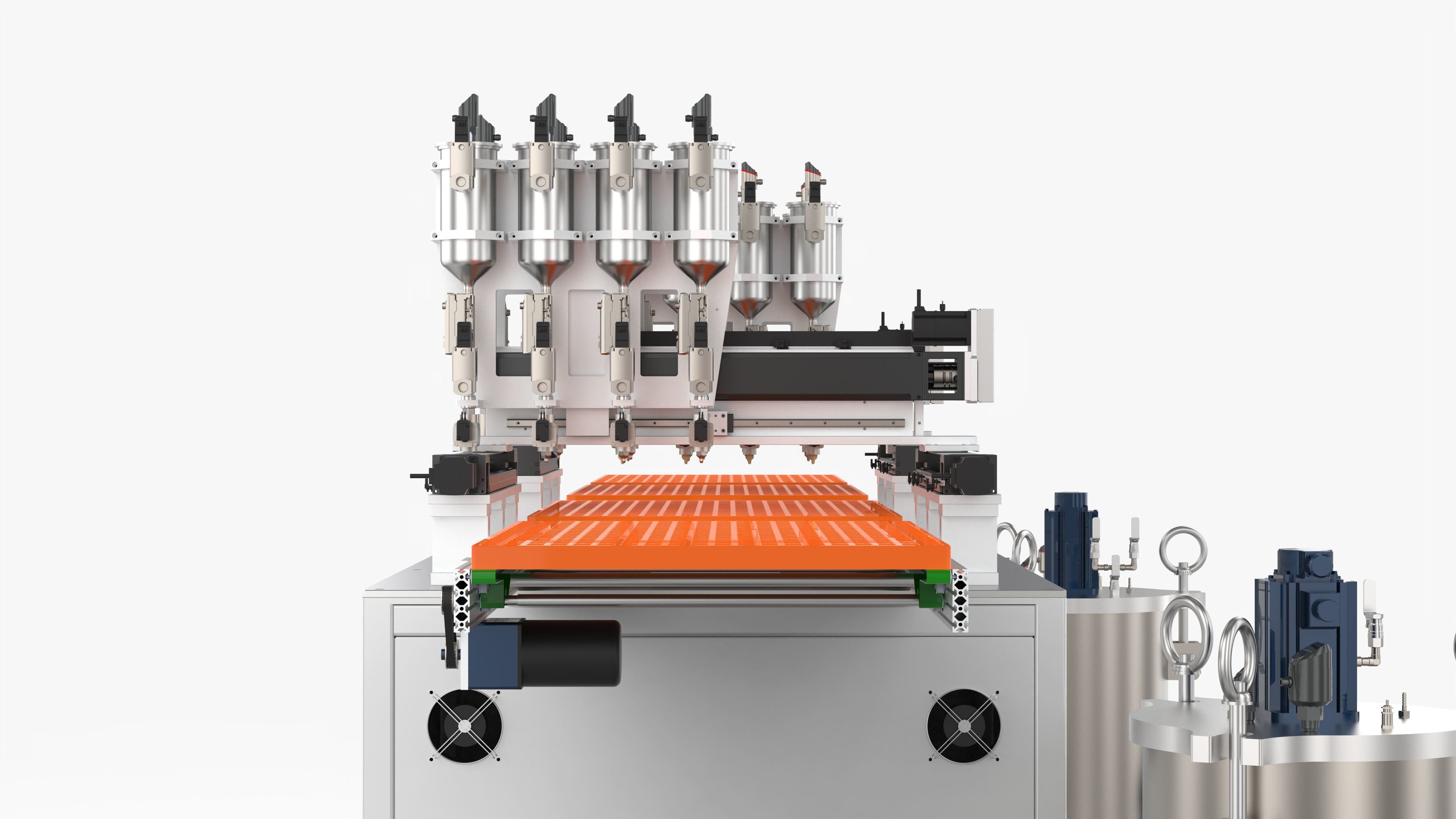 Automatic Double Station Pouring Machine 3D model | CGTrader