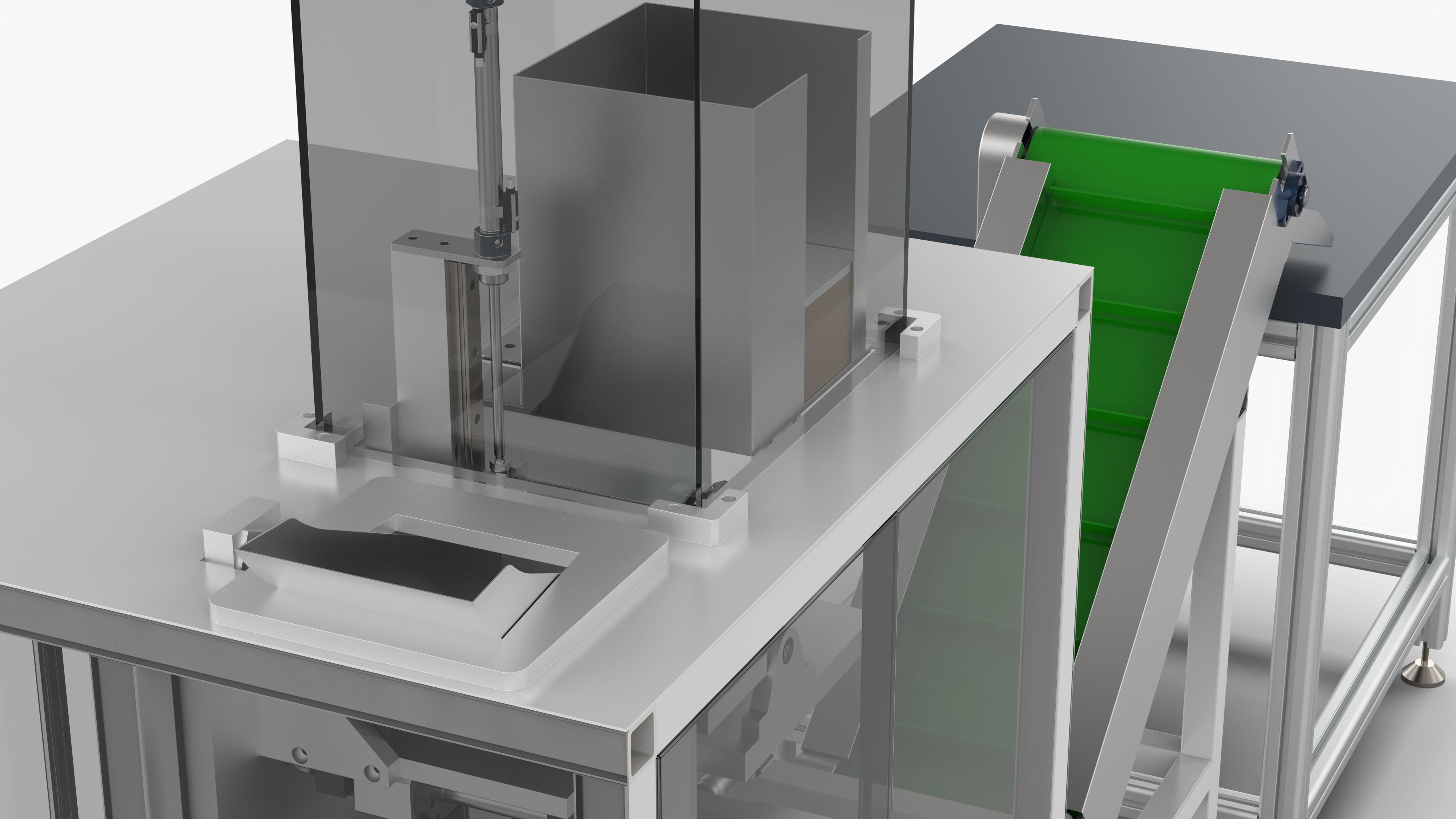 Automatic Printing Coding Bagging and Heat Sealing Machine 3D model ...