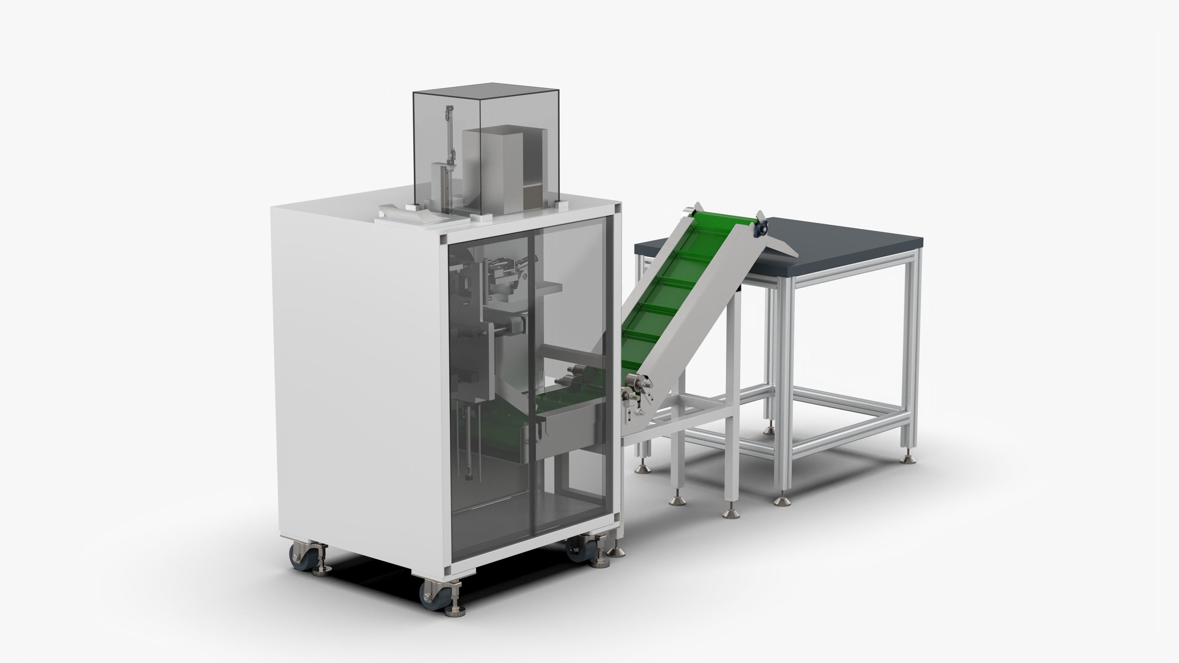 Automatic Printing Coding Bagging and Heat Sealing Machine 3D model ...