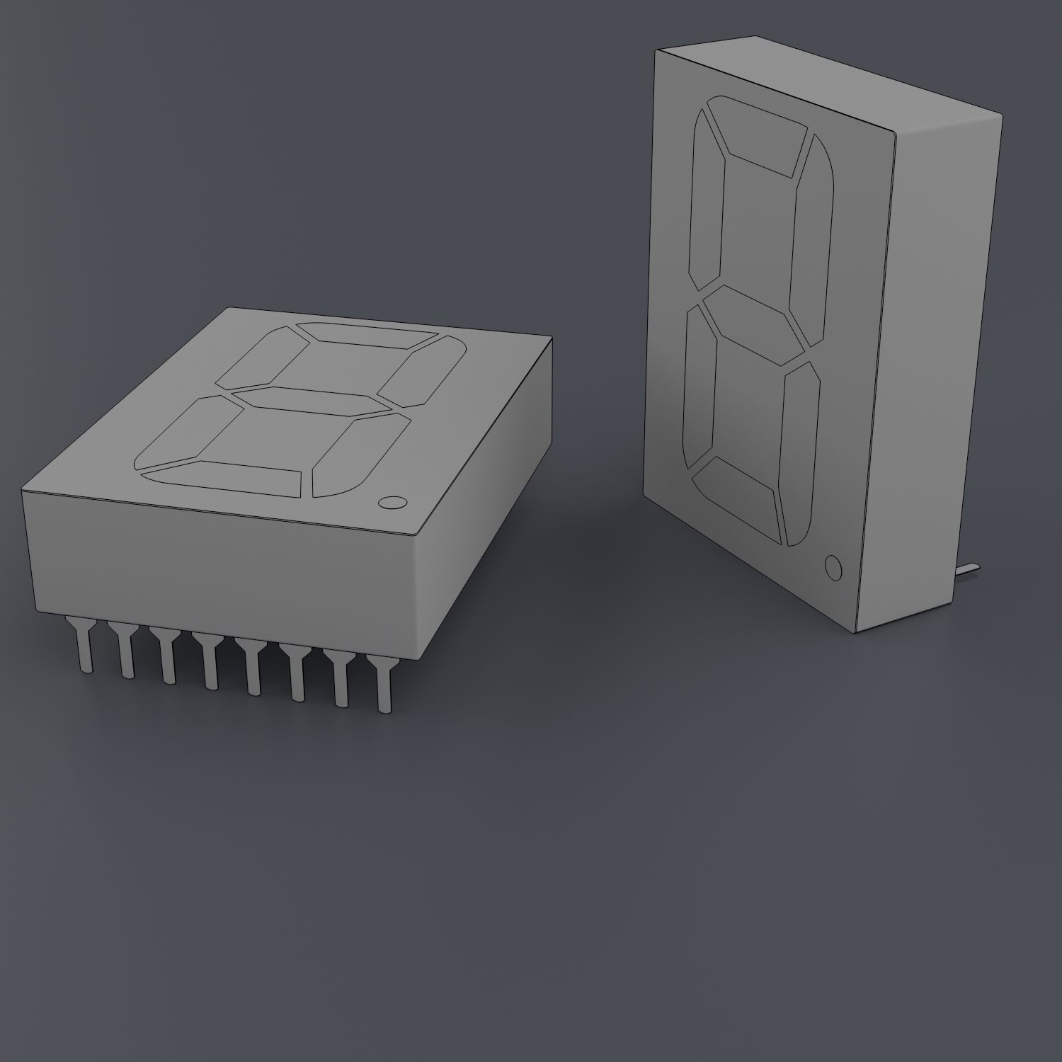 7Segment - Animated Seven Segment Display 3D model animated | CGTrader