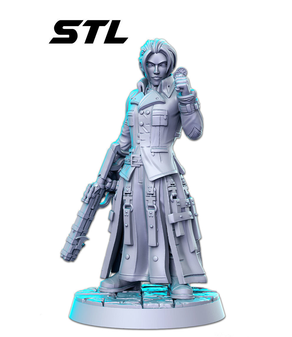 Rufus Final Fantasy 32mm Pre-supported 3D model 3D printable | CGTrader