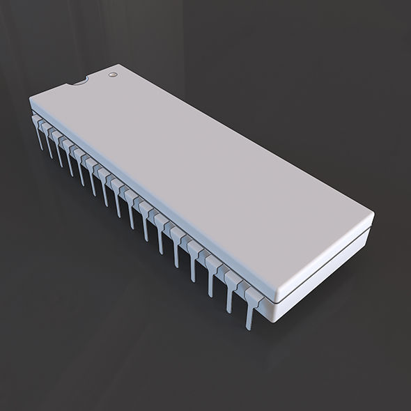 IC - TTL series 32-pin 3D model | CGTrader
