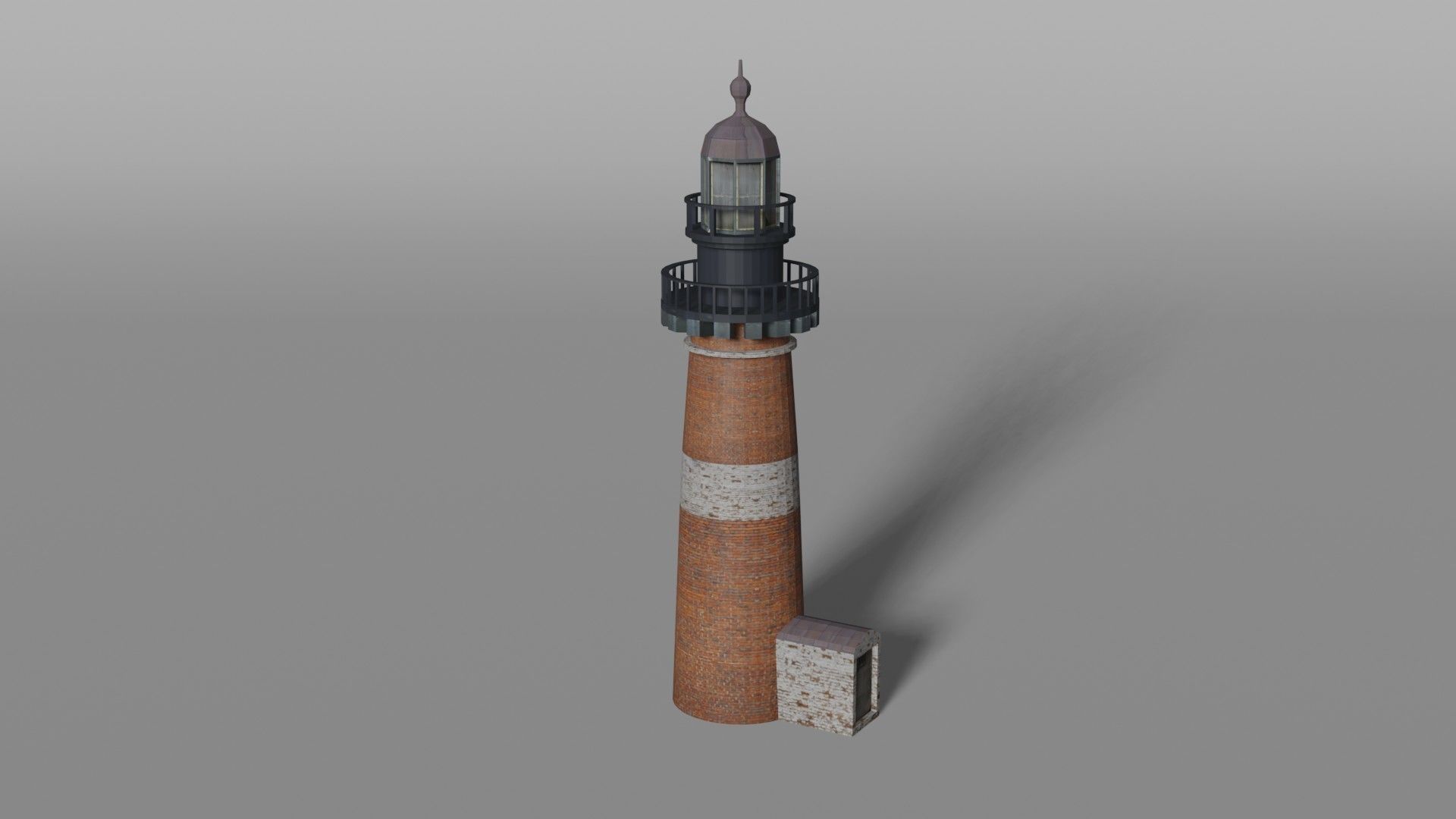 3D model Old brick lighthouse VR / AR / low-poly | CGTrader