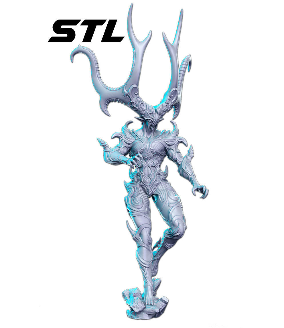 Ifrit XIV Final Fantasy 32mm Pre-supported 3D model 3D printable | CGTrader