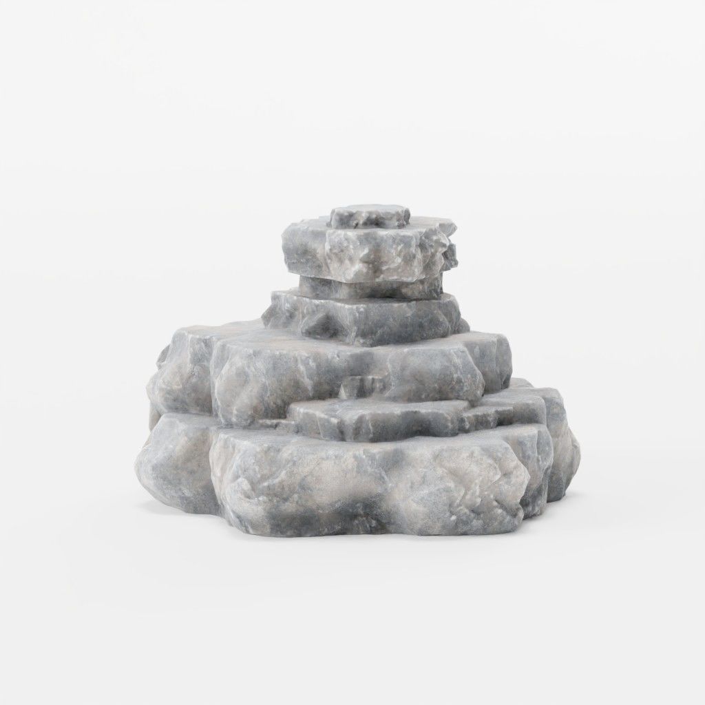 3D model 10 Sharp Rock - Stone - Boulder Collection VR / AR / low-poly ...