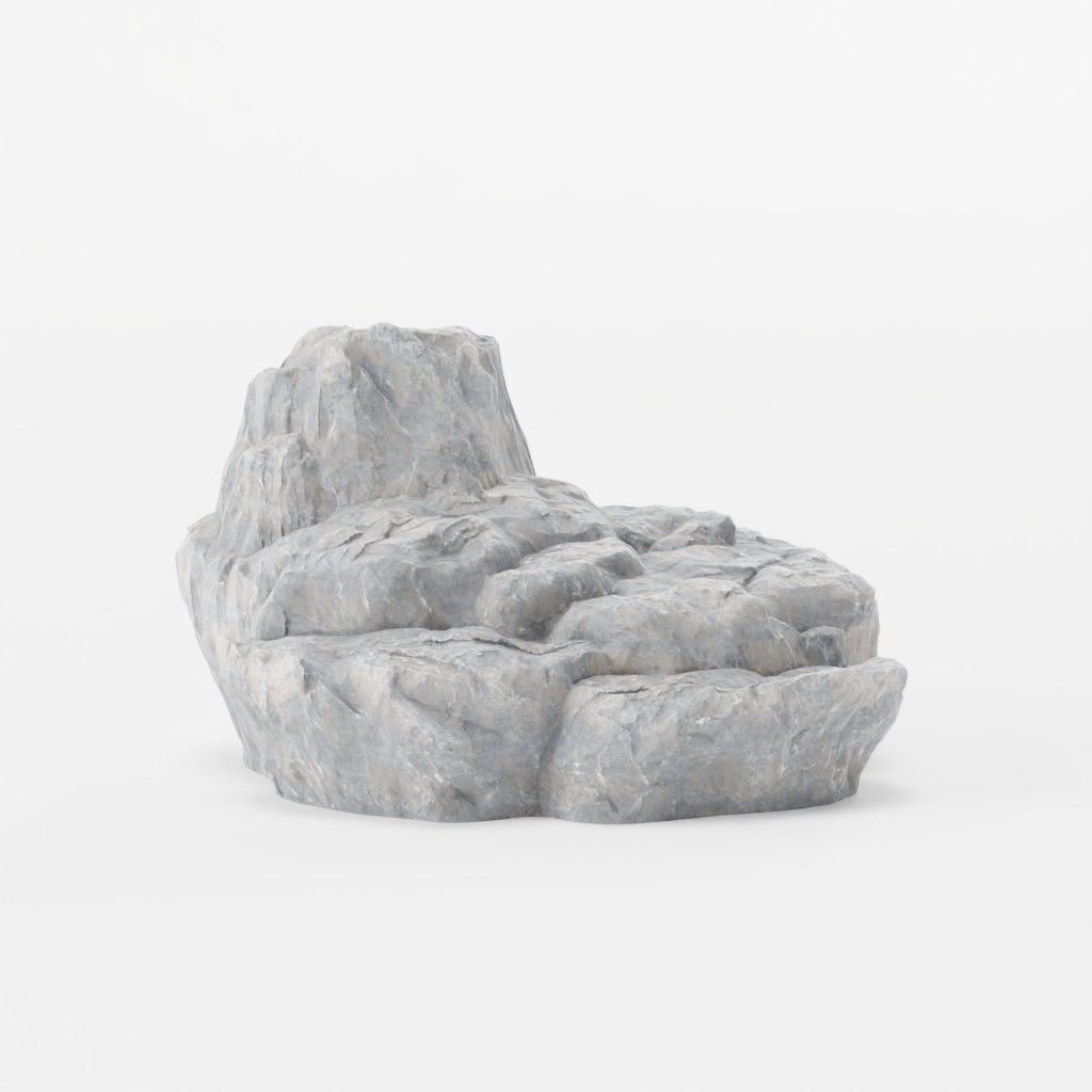 3D model 10 Sharp Rock - Stone - Boulder Collection VR / AR / low-poly ...