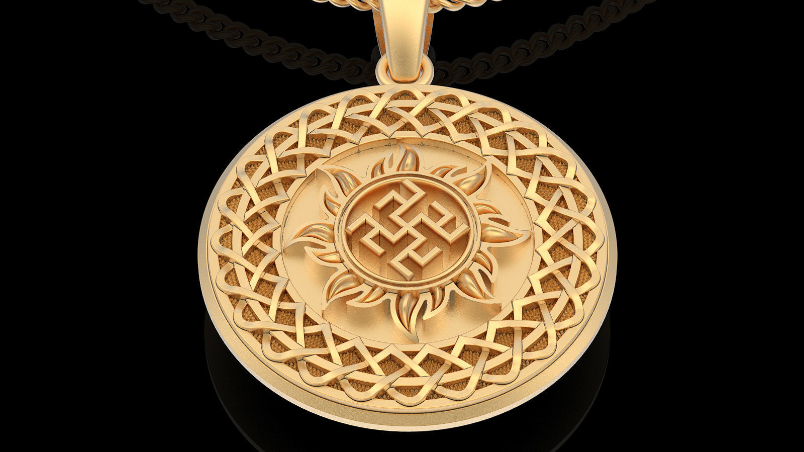 Amulet pendant silver gold jewelry printable 3D model 3D model 3D ...
