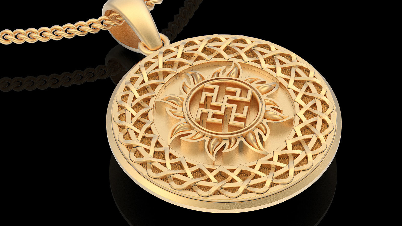 Amulet pendant silver gold jewelry printable 3D model 3D model 3D ...