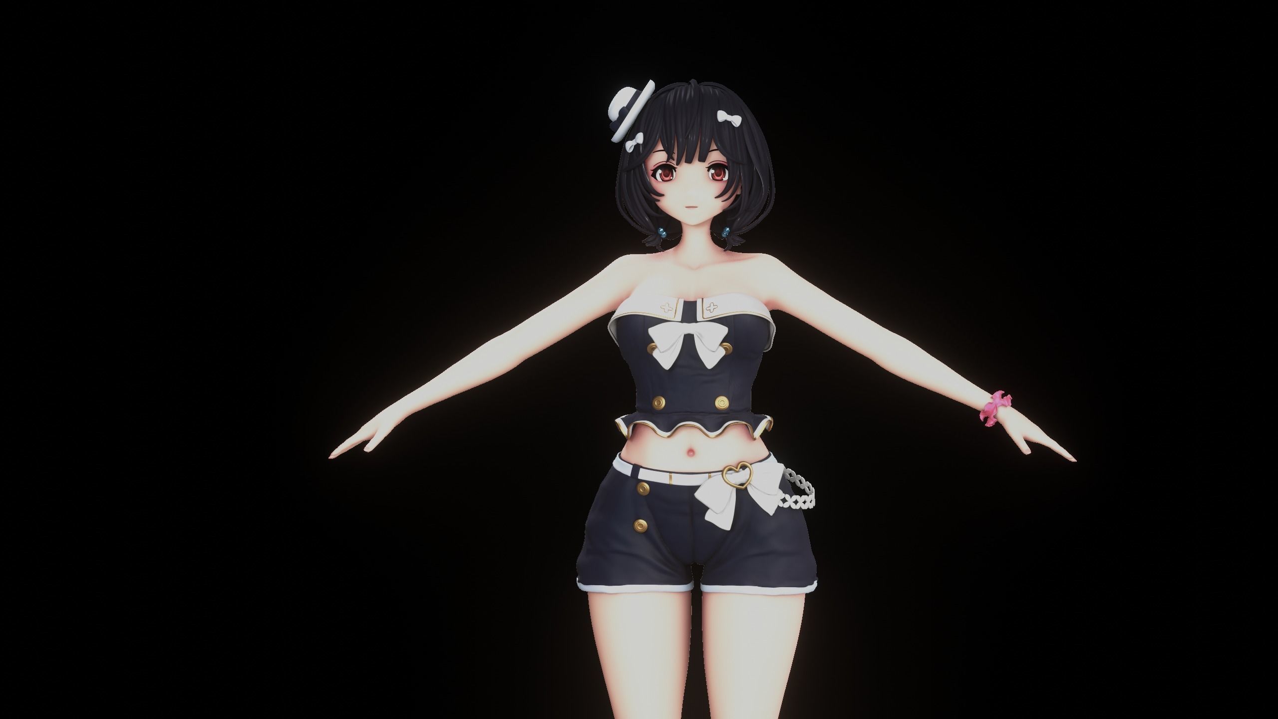 GBF Vikala mizuki ver 3D model rigged | CGTrader
