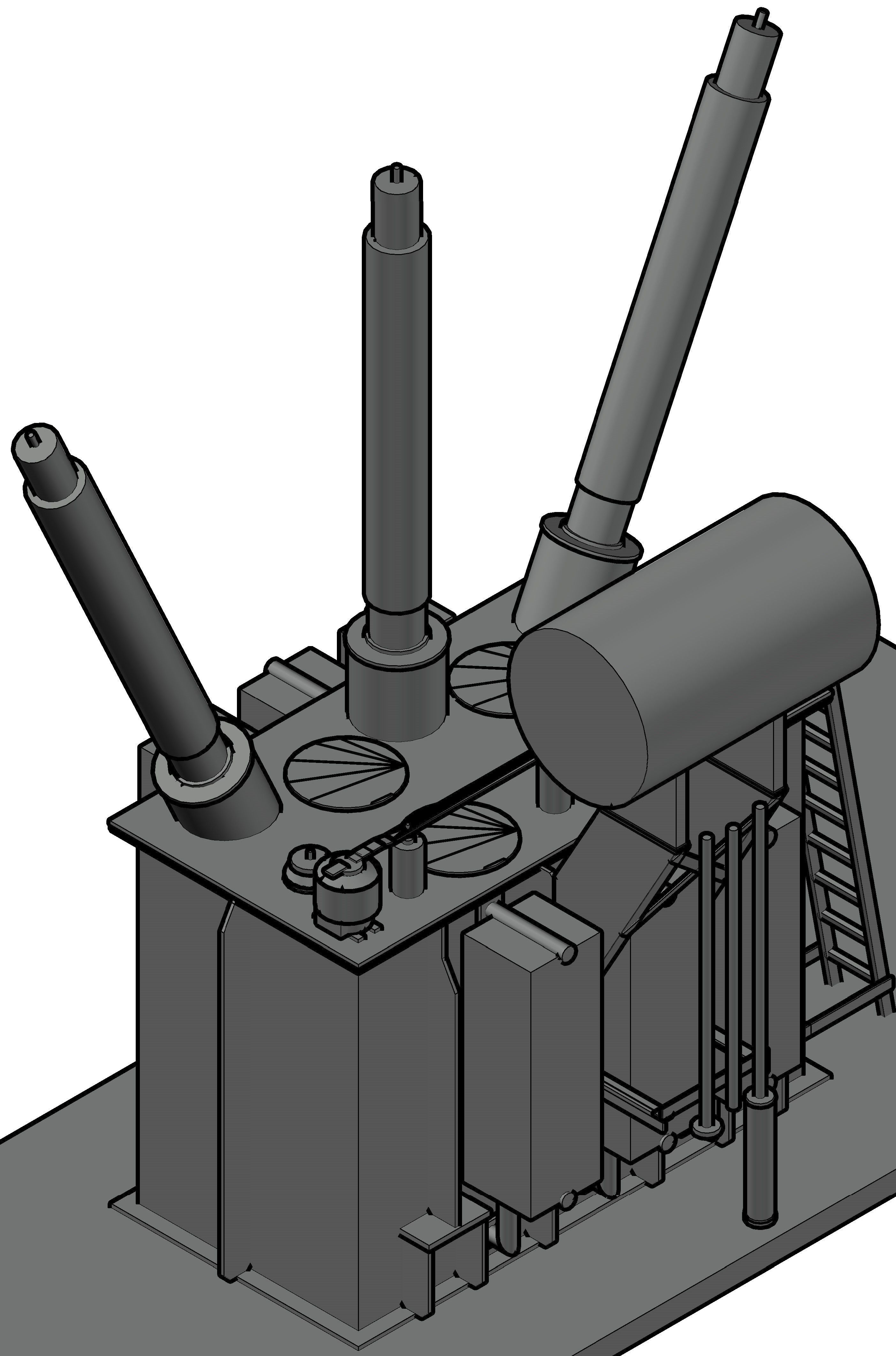 Power Transformer 3D model 3D printable | CGTrader