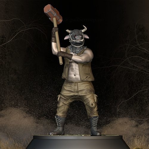 The Brute - RE4 remake 3D model 3D printable | CGTrader