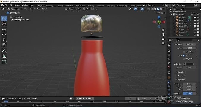 3d bottle model 3D model | CGTrader