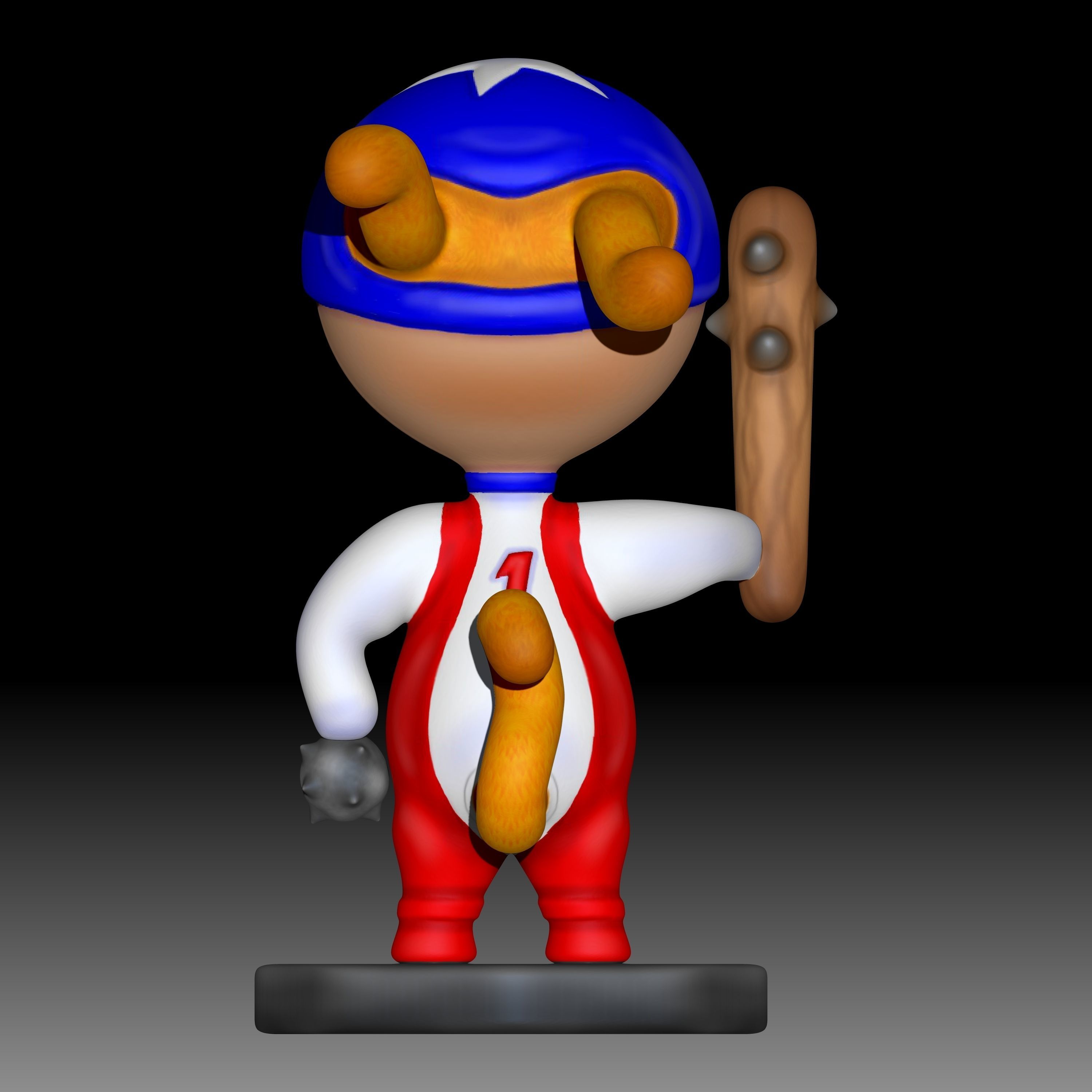 Mascota Team Rubio no oficial free 3D model 3D printable | CGTrader