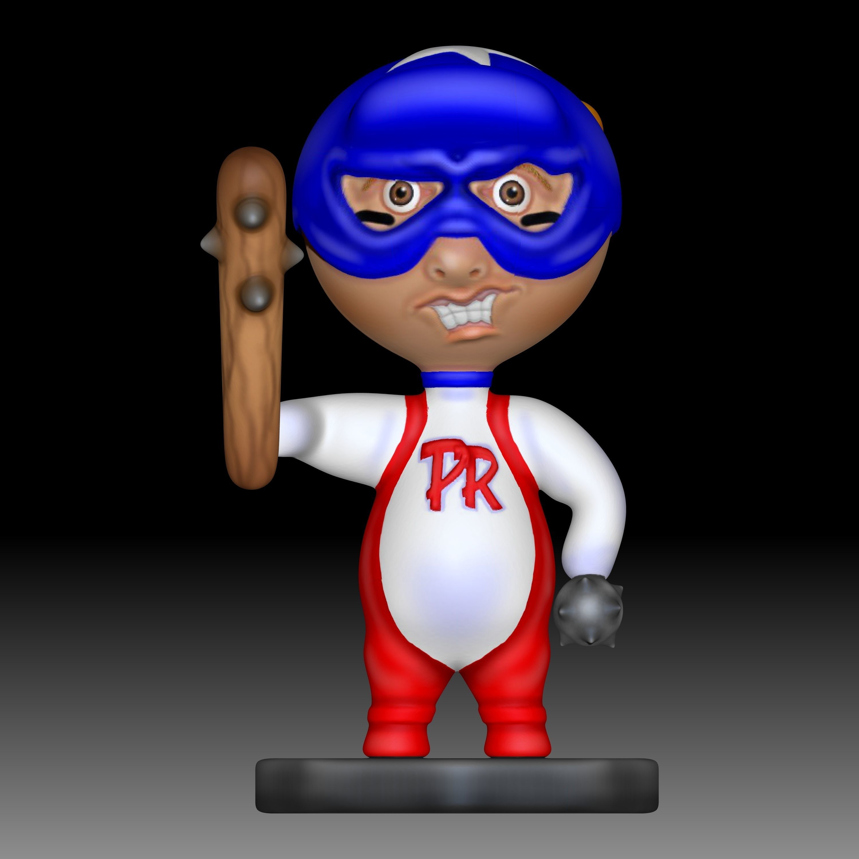 Mascota Team Rubio no oficial free 3D model 3D printable | CGTrader