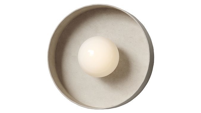 Ceramic Disc Orb - In common with 3D model | CGTrader