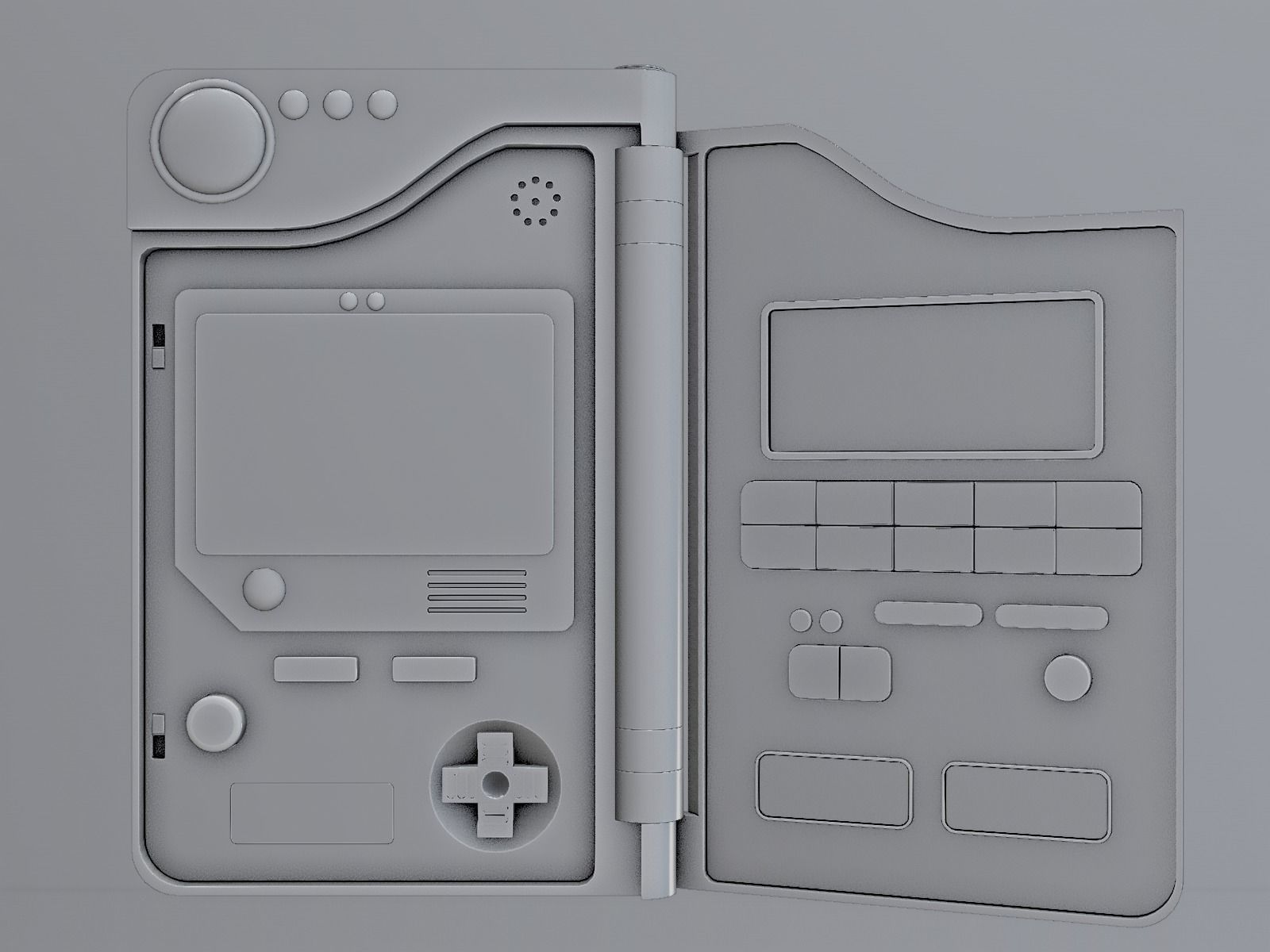 Pokedex 1995 Kanto Model and Custom Game Boy Style 3D model | CGTrader