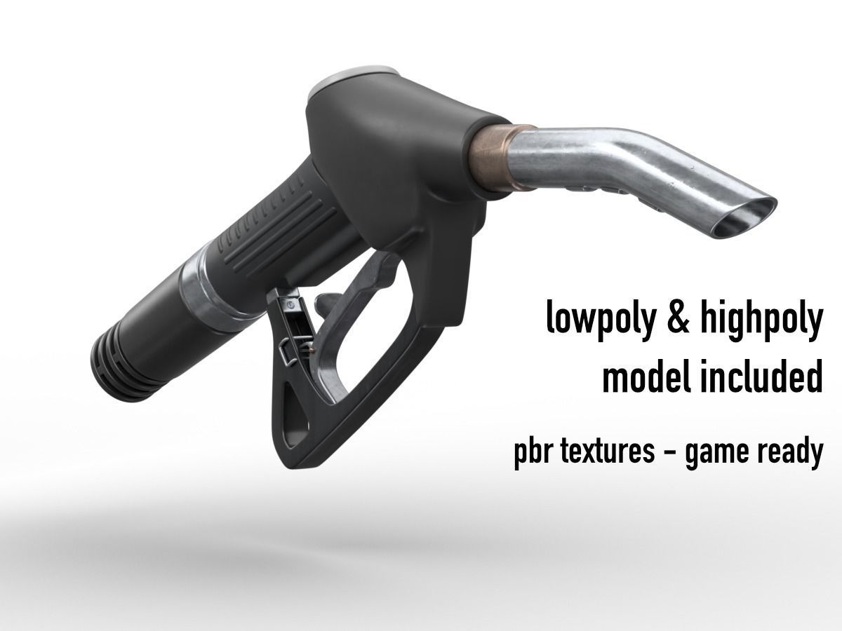 3D model Fuel Pump Gas Nozzle VR / AR / low-poly | CGTrader
