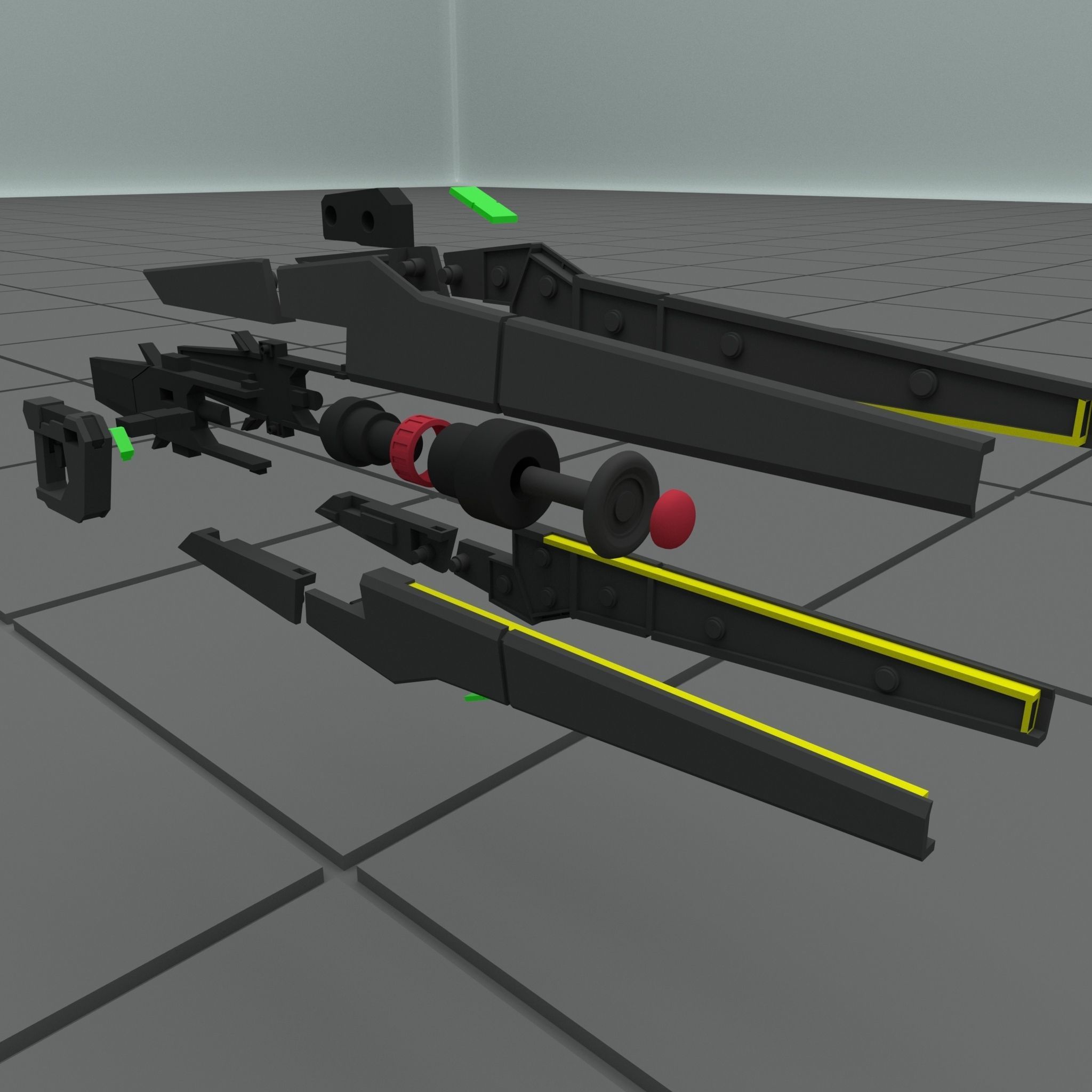 Prototype GN Mega Launcher Parts Model 3D Print 3D model 3D printable ...